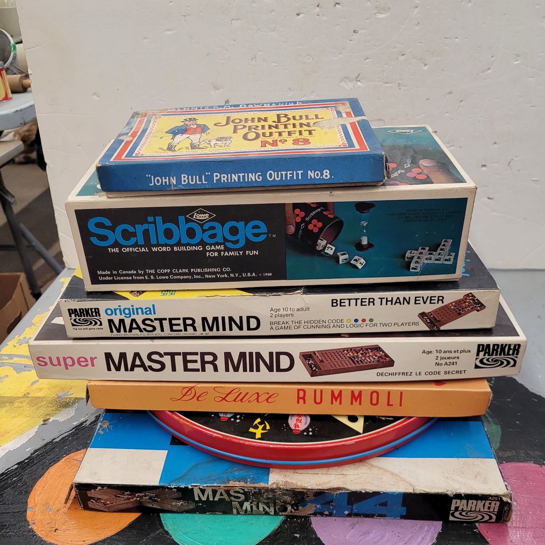 Lot of Vintage Board Games