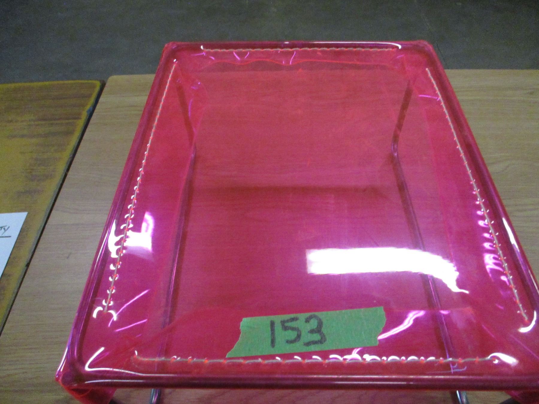 NEW: VINYL STOOL (APPROX. 14" X 11" X 6")