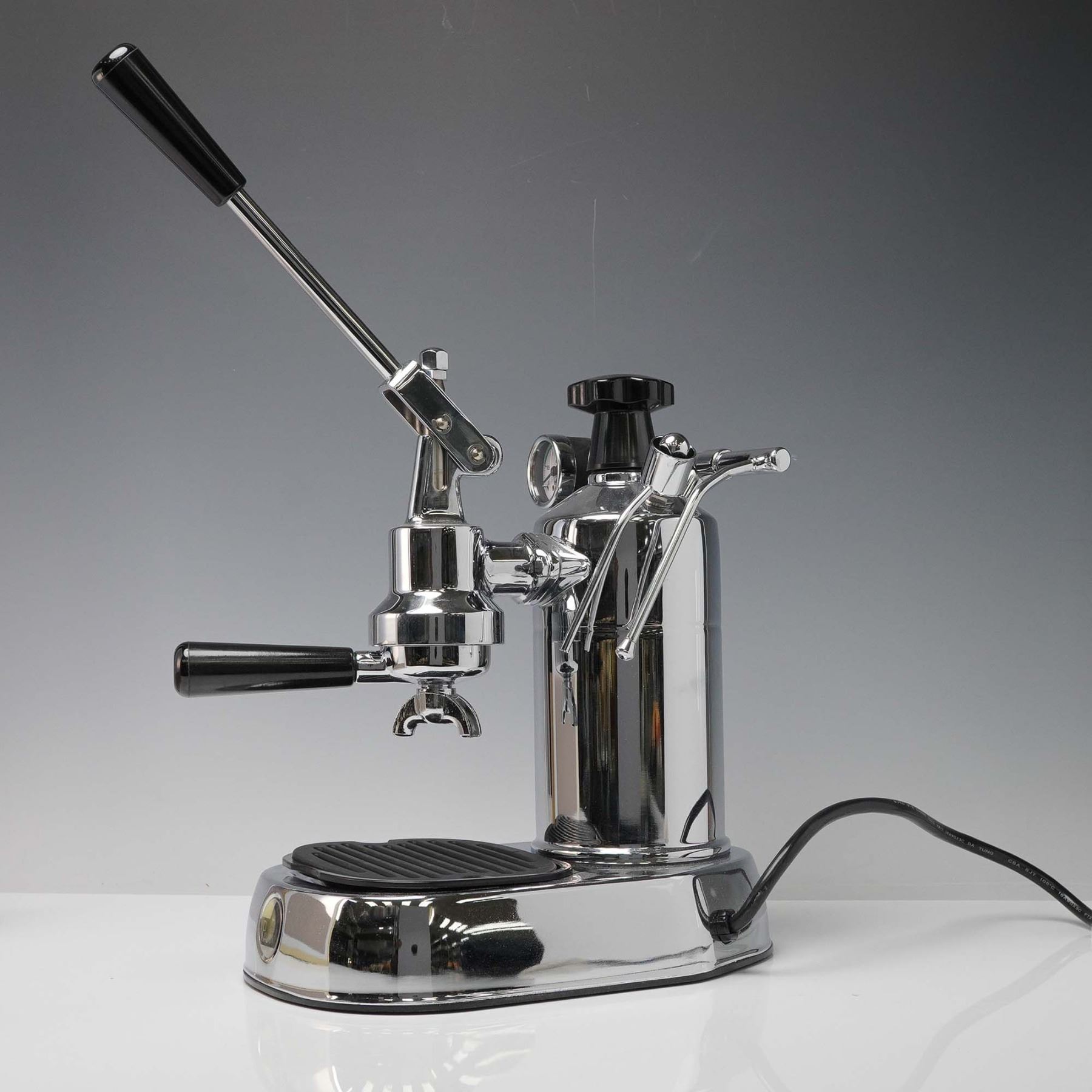 La Pavoni Professional Chrome Espresso Machine with Box