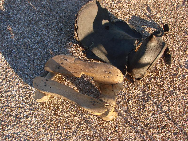 Old Saddle & Wood Saddle Frame