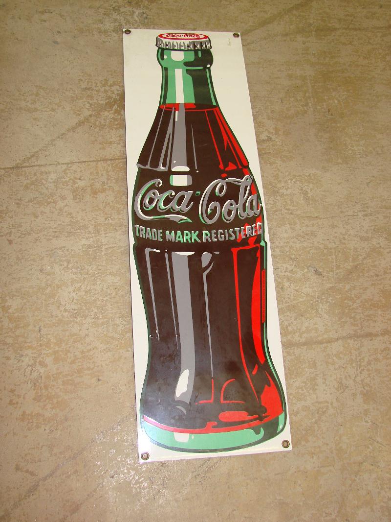 Enamel Coca-Cola Sign