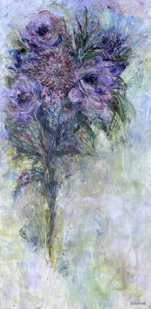 Purple Bouquet by Adonna