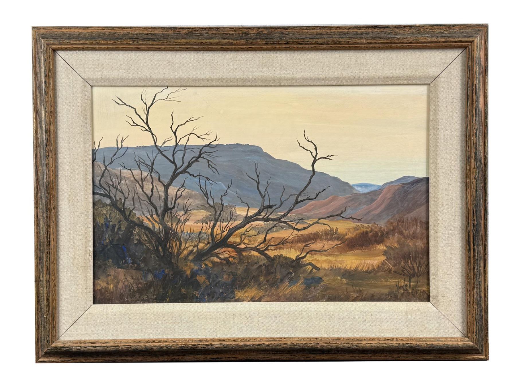 Olive Vandruff Texas Oil Painting