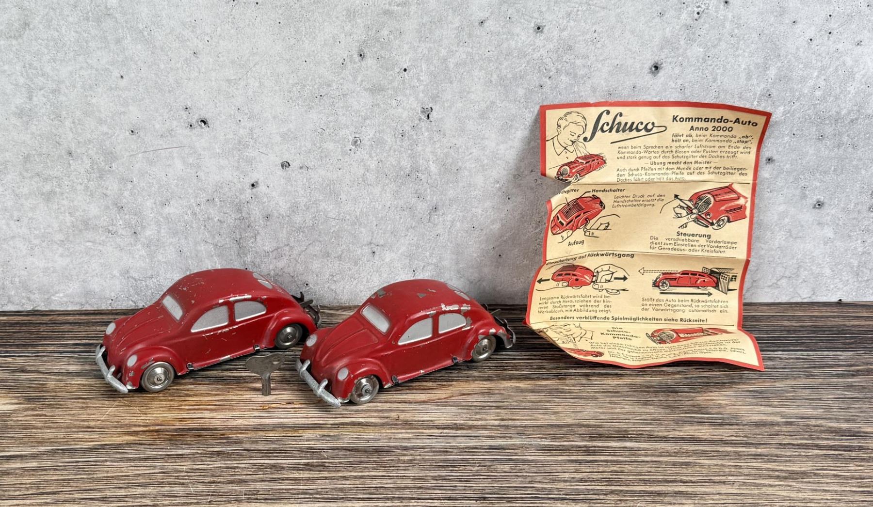 Schuco Kommando 2000 Wind Up Toy Cars