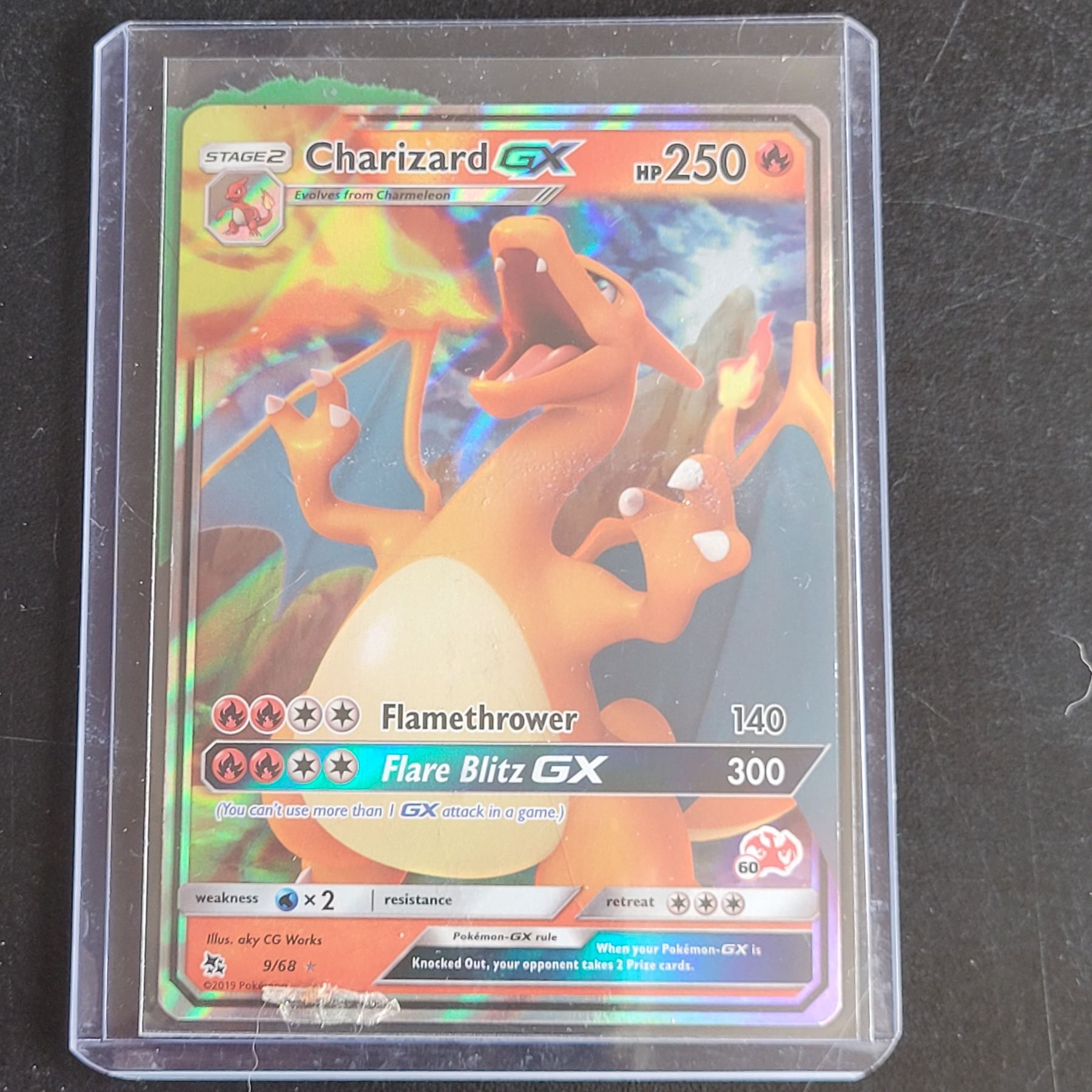 Charizard GX Full Art version 9/68