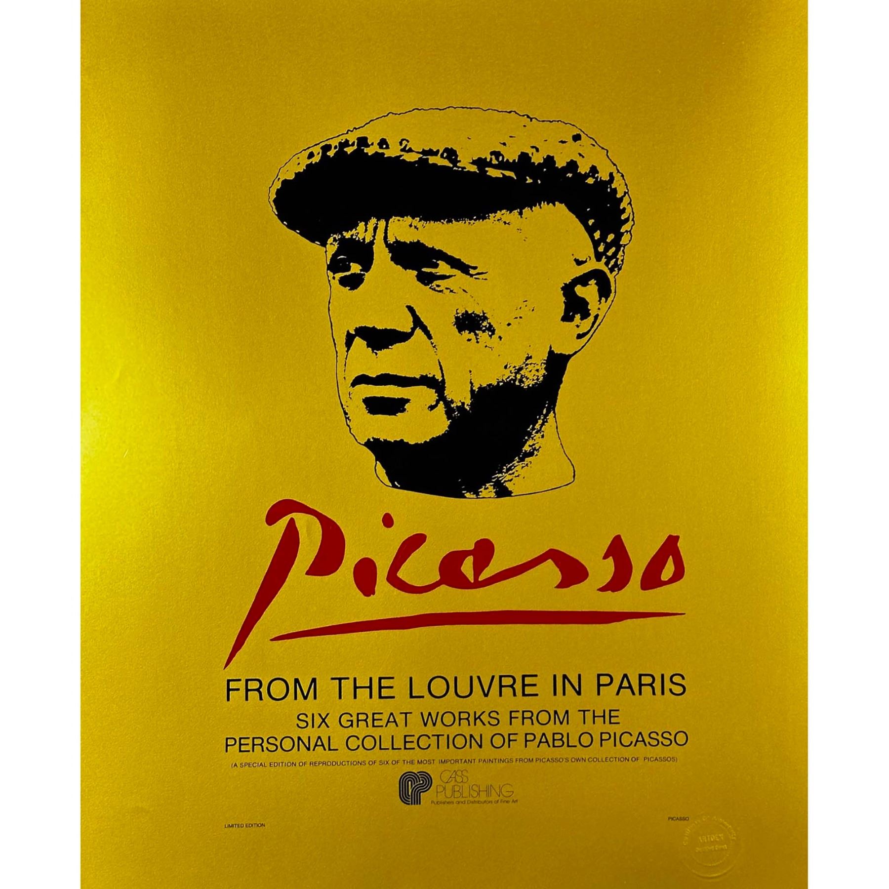 After Picasso, Louvre Poster, Paris