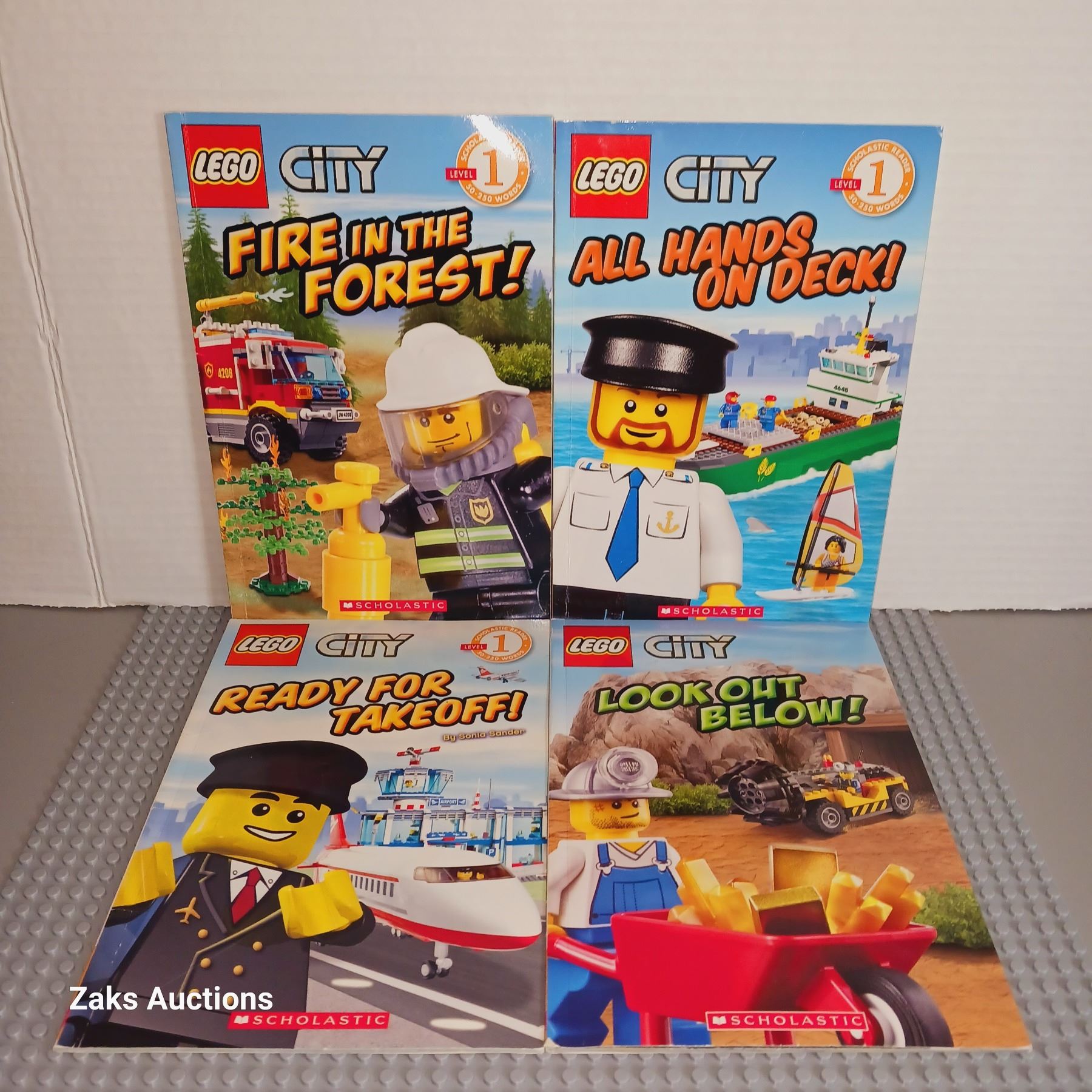 Used - Four Lego SCHOLASTIC Books