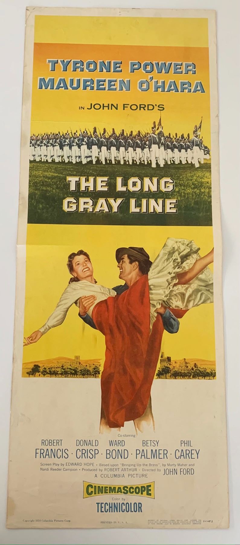 The Long Gray Line vintage movie poster