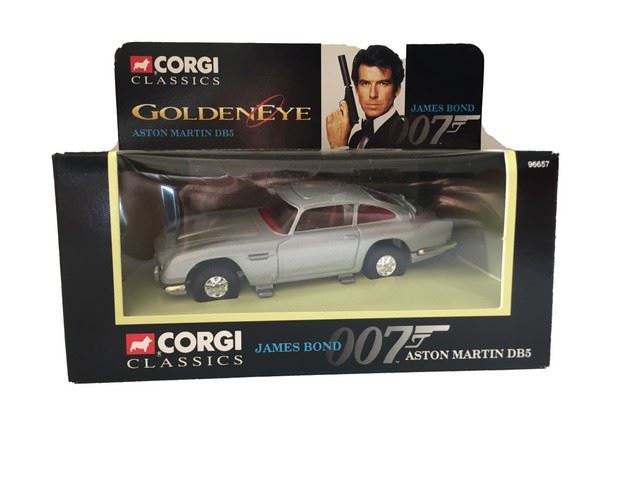 1995 James Bond 007 GoldenEye scale die-cast model Aston Martin DB5