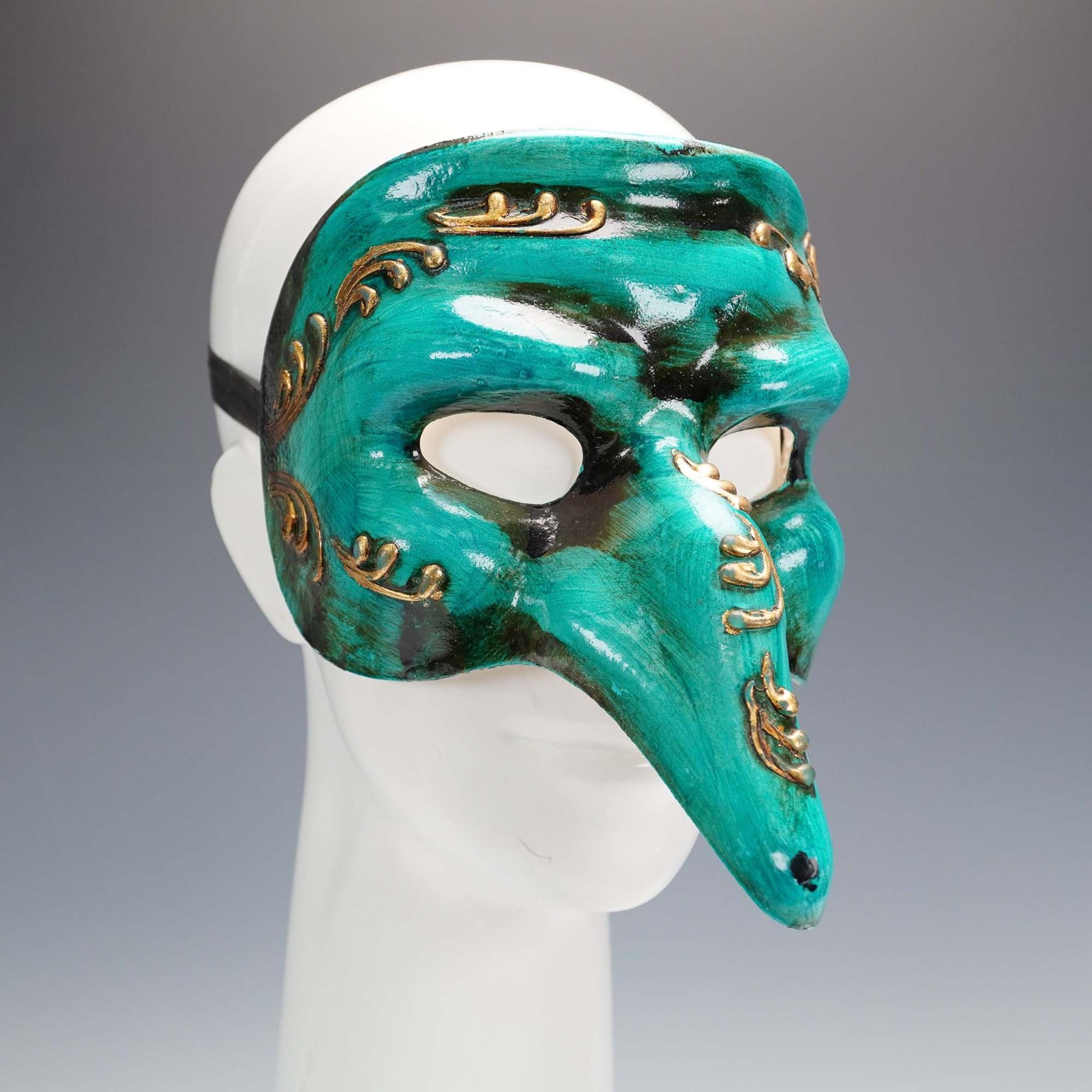 Venetian Plague Doctor Papier Mache Wall Mask