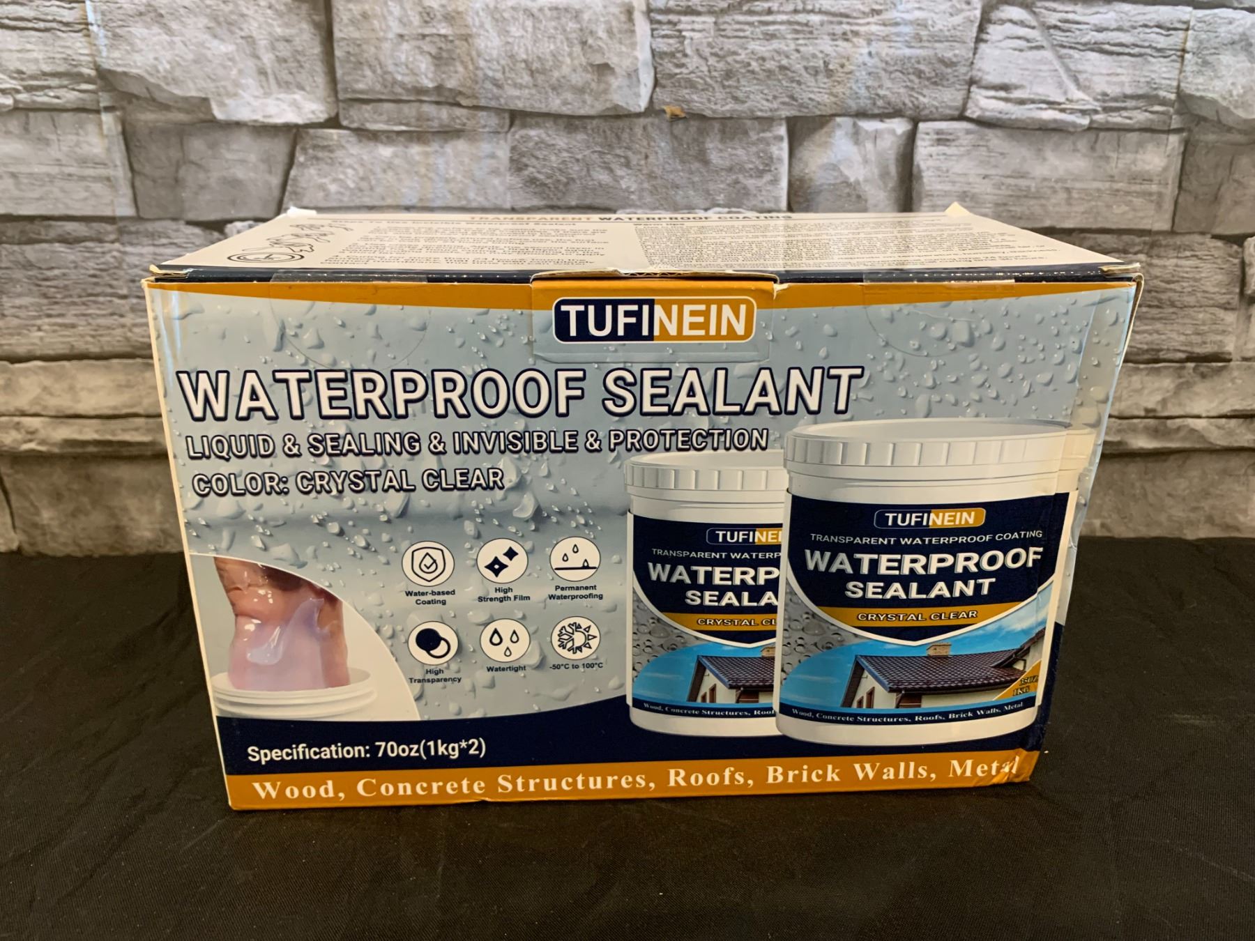 Waterproof Sealant - 1kg ea - 2 pack