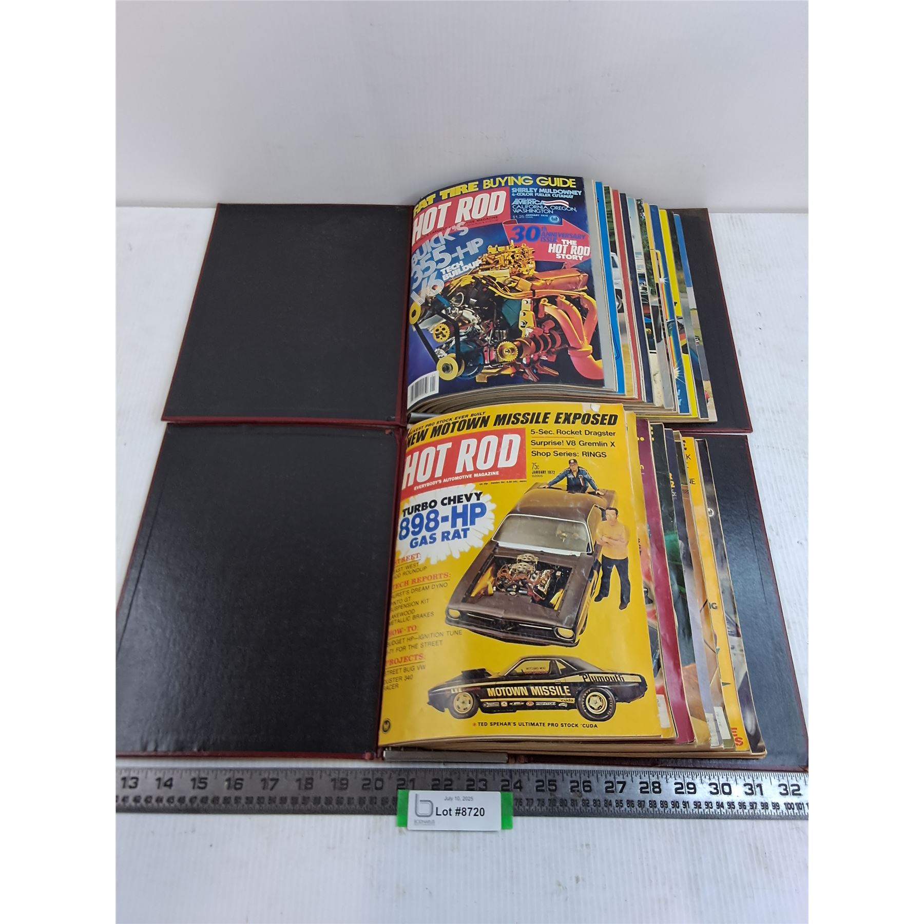 (2) Binders of Hot Rod Magazines from 1970's - Bodnarus Auctioneering