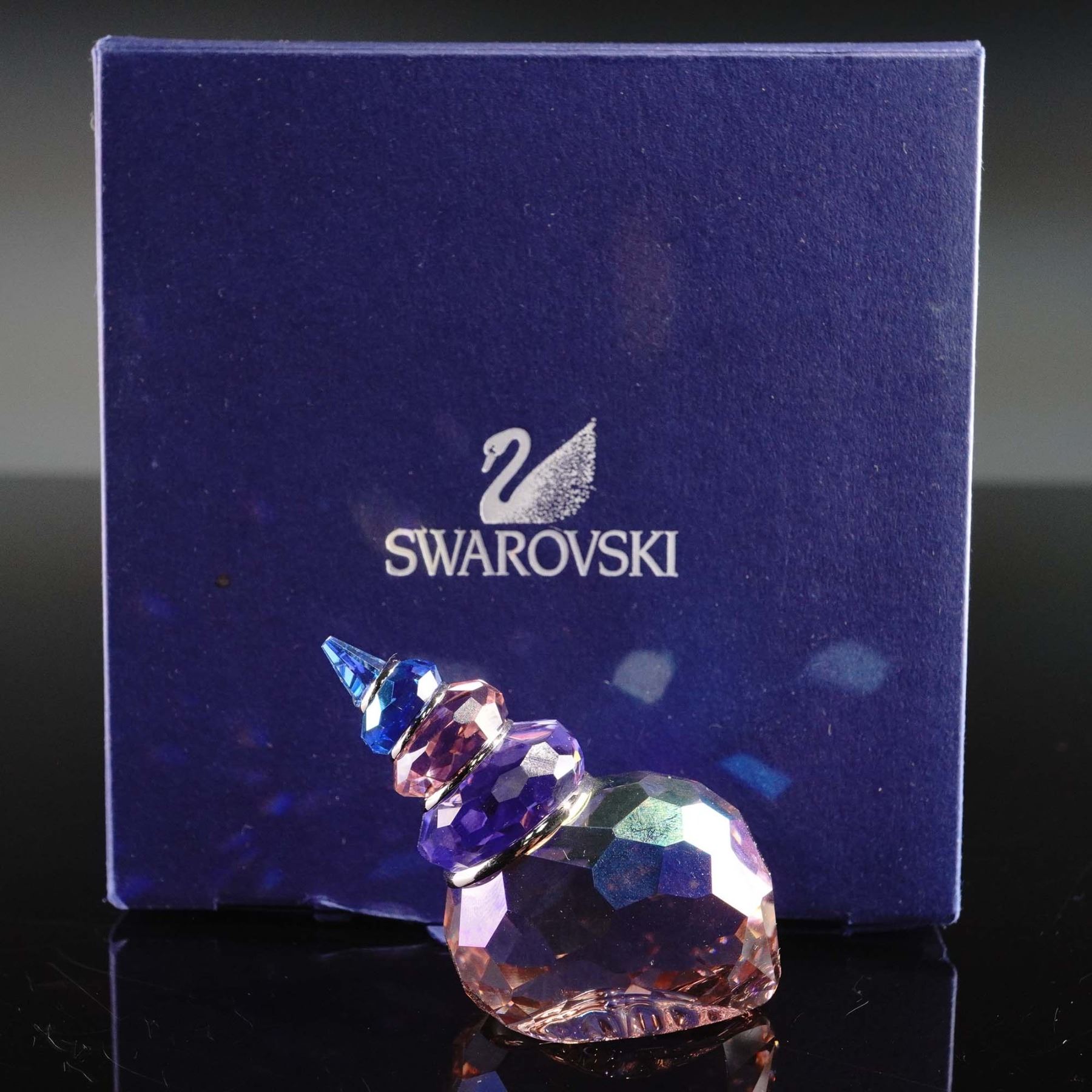 Swarovski Crystal Figurine, Corunna Shell Blue Violet
