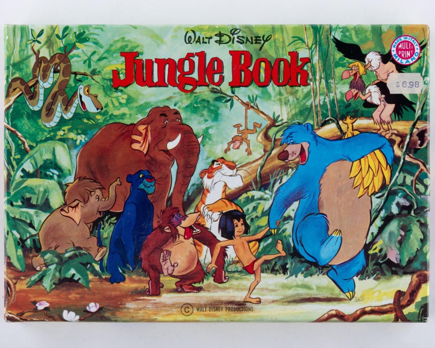 A 1960s Italian Jungle Book Stamp and Pencil Set.