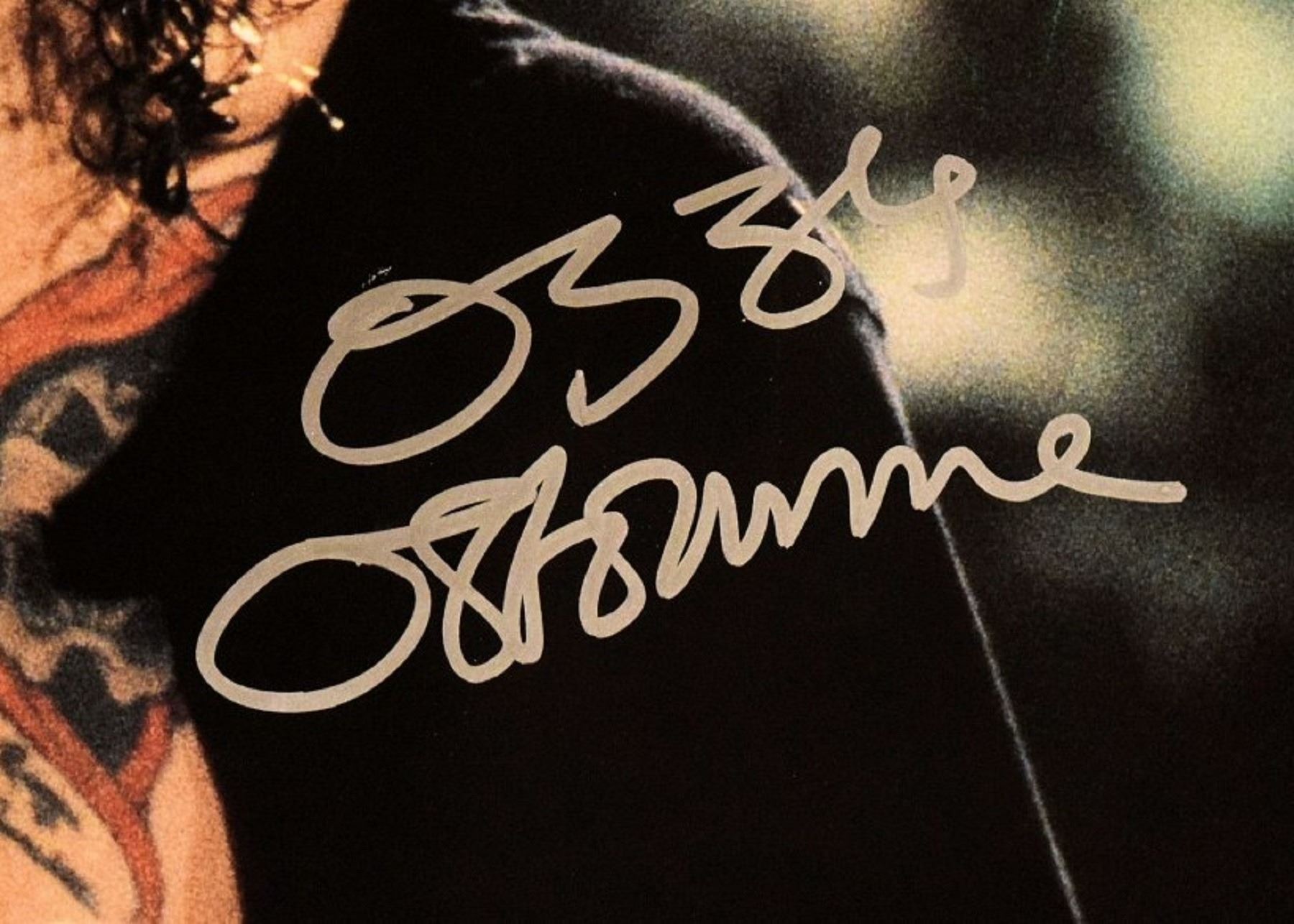 Ozzy Osbourne signed promo poster
