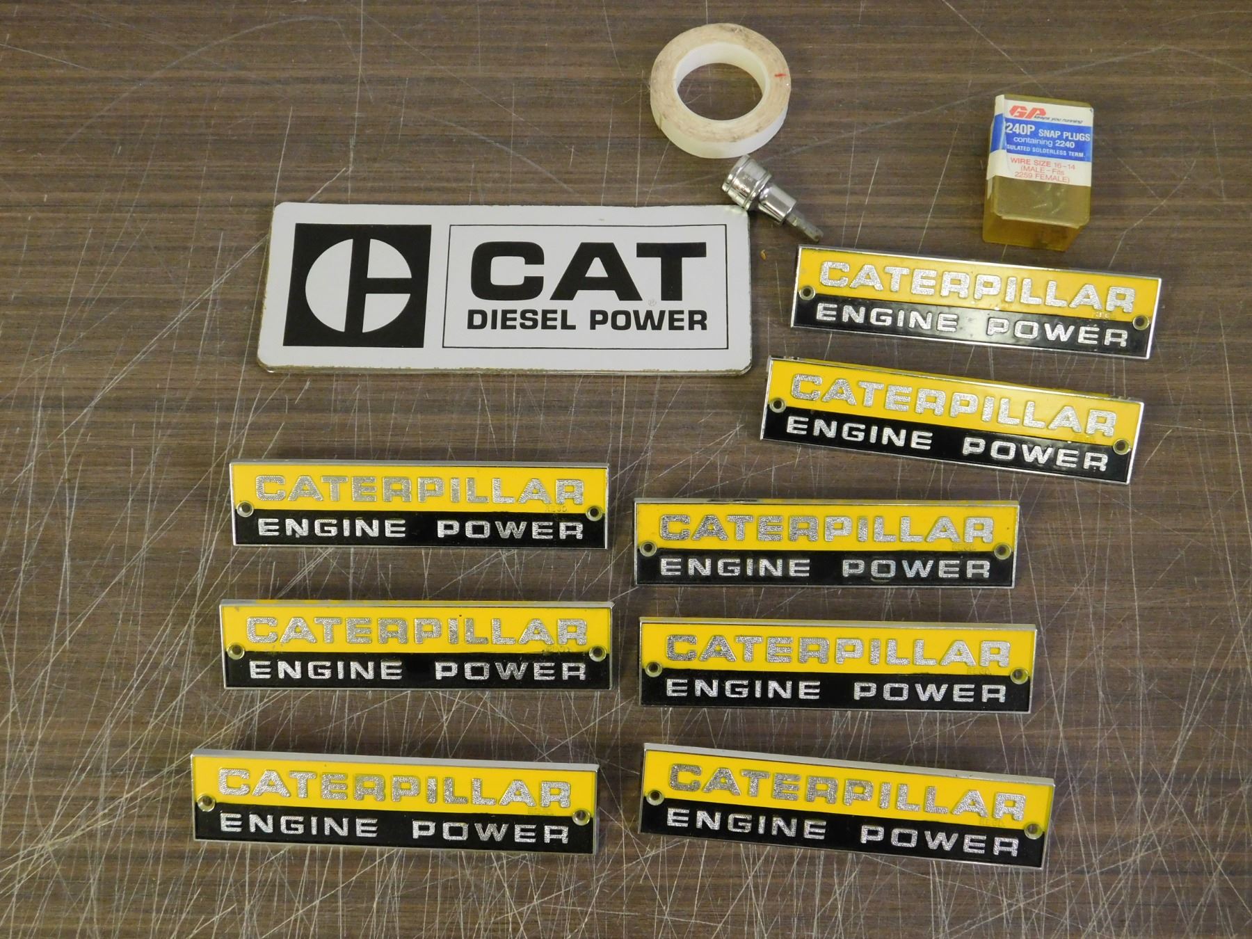 12pcs Caterpillar Emblems, Automotive Related, Cat Diesel Power ...