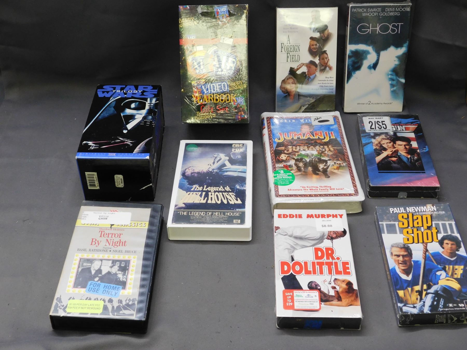 Lot of VHS Tapes 7 Sealed.