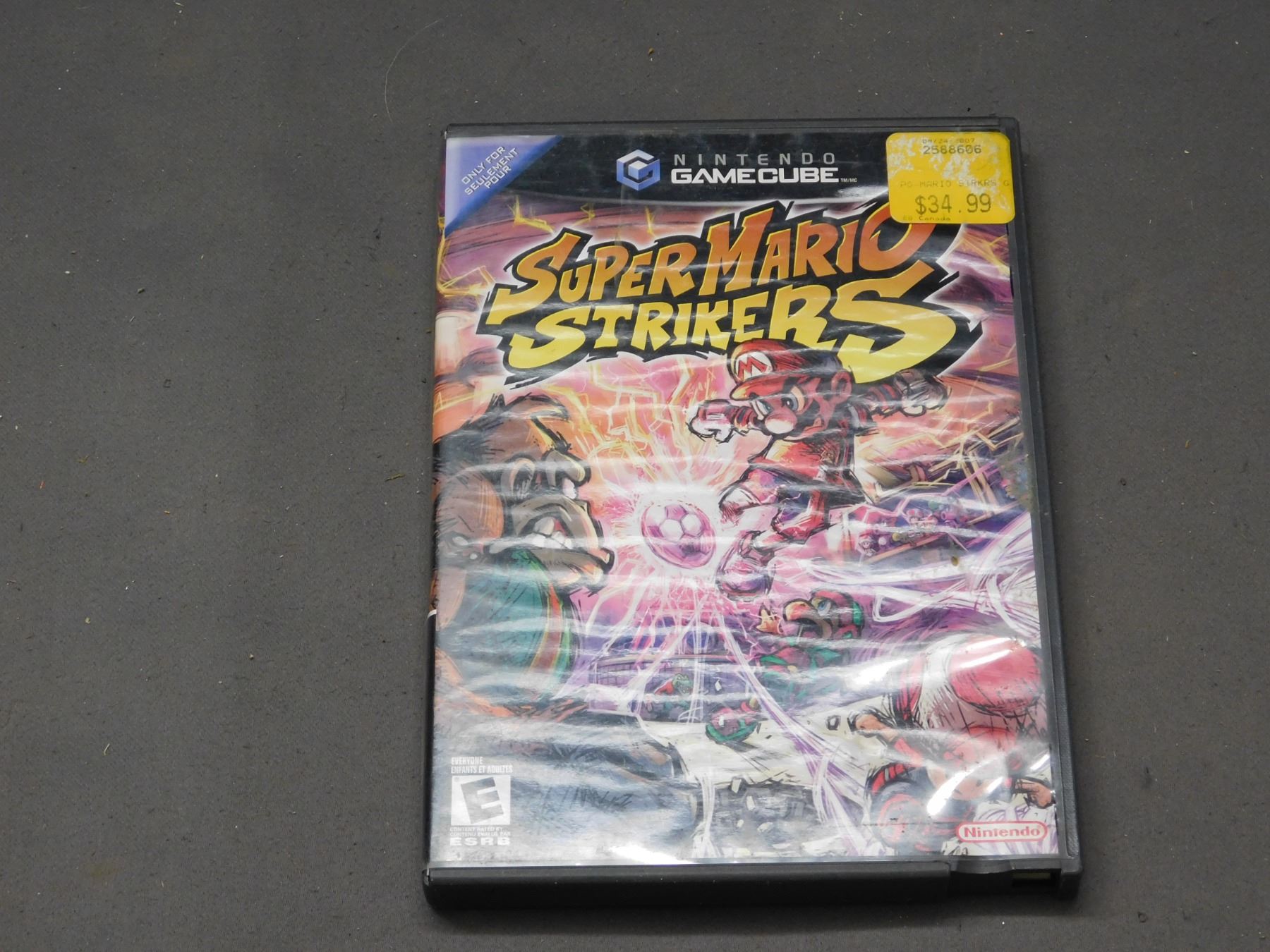 Super Mario Strikers Nintendo GameCube Cib Complete