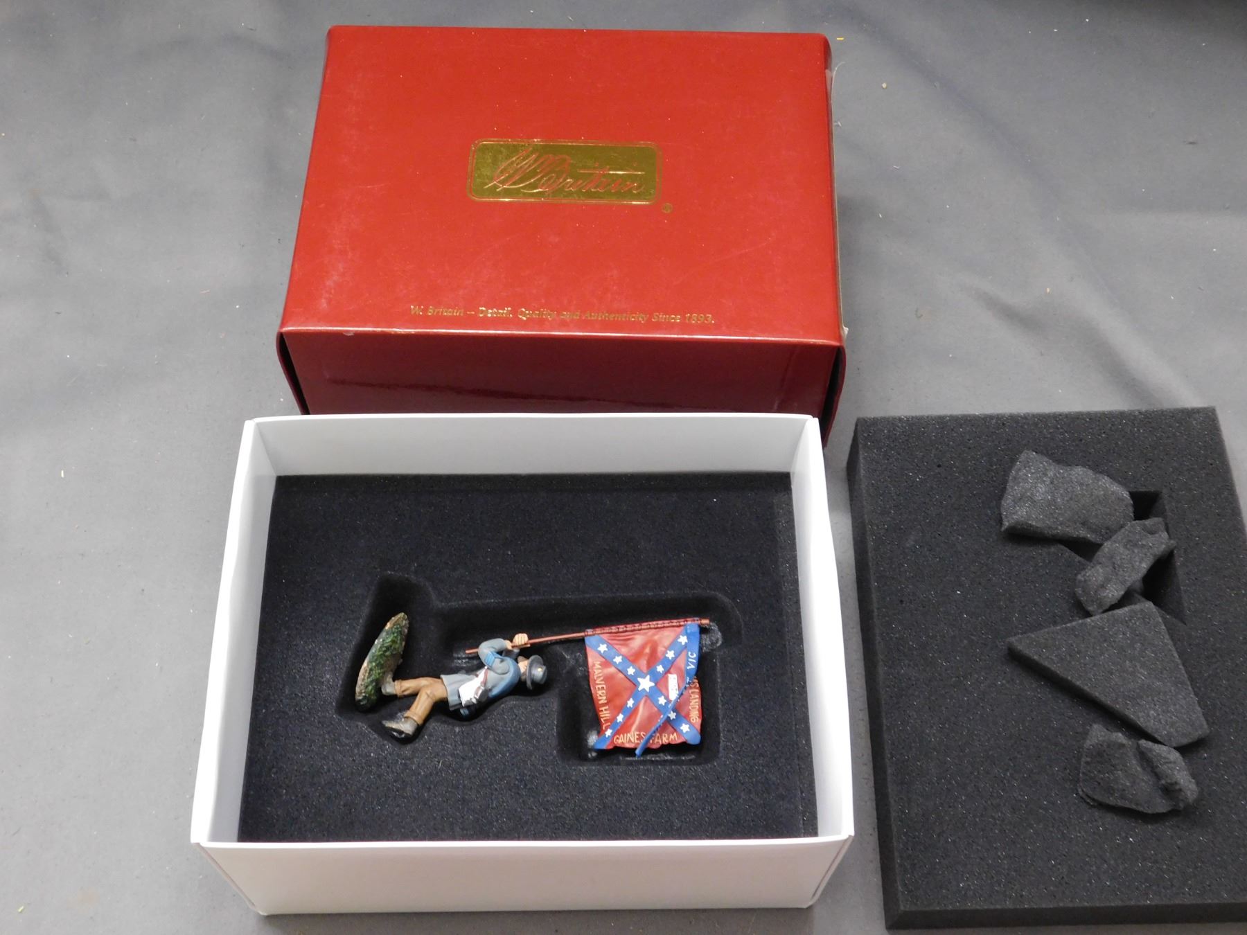 American Civil War 31188 Confederate Infantry Color Sergeant Charging ...