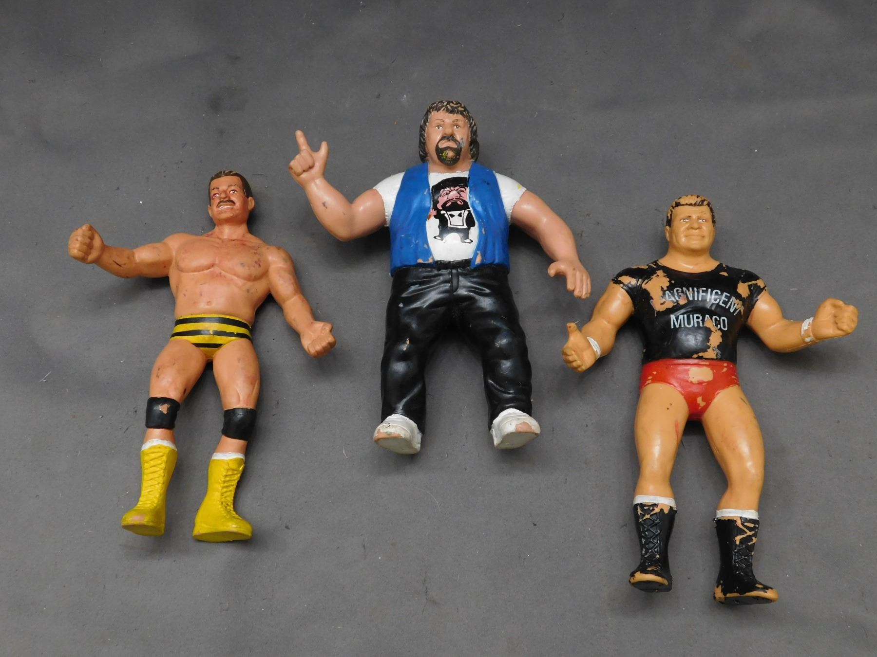 Lot of 3 WWE WWF LJN Wrestlers