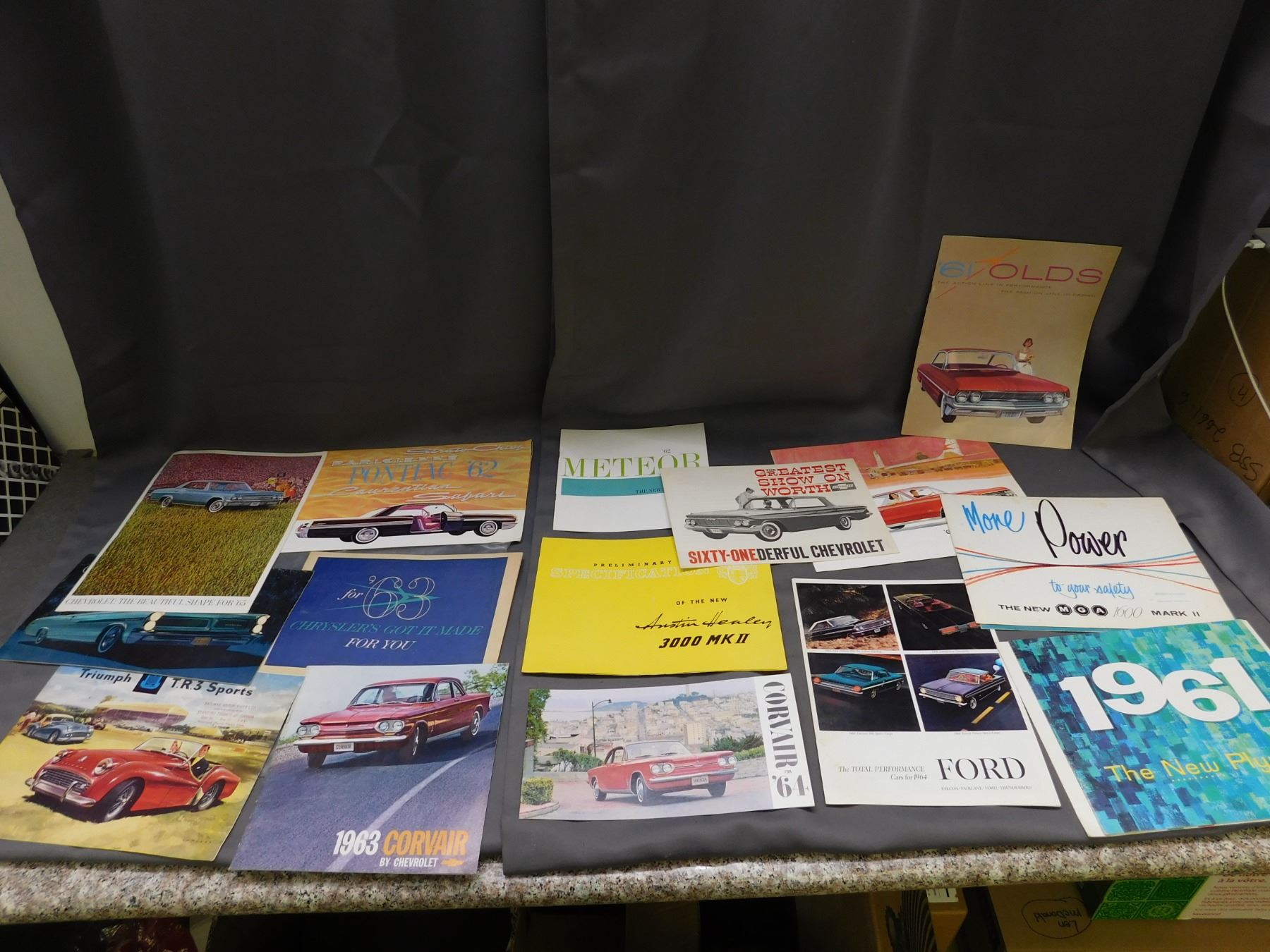 Lot of Vintage Automotive Brochures Pamphlets 61 Olds, Plymouth, Ford ...