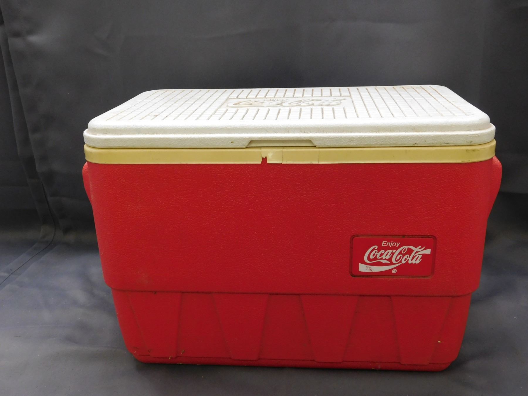 Coca Cola Ice Chest Camping Cooler 17" x 12" x 10"