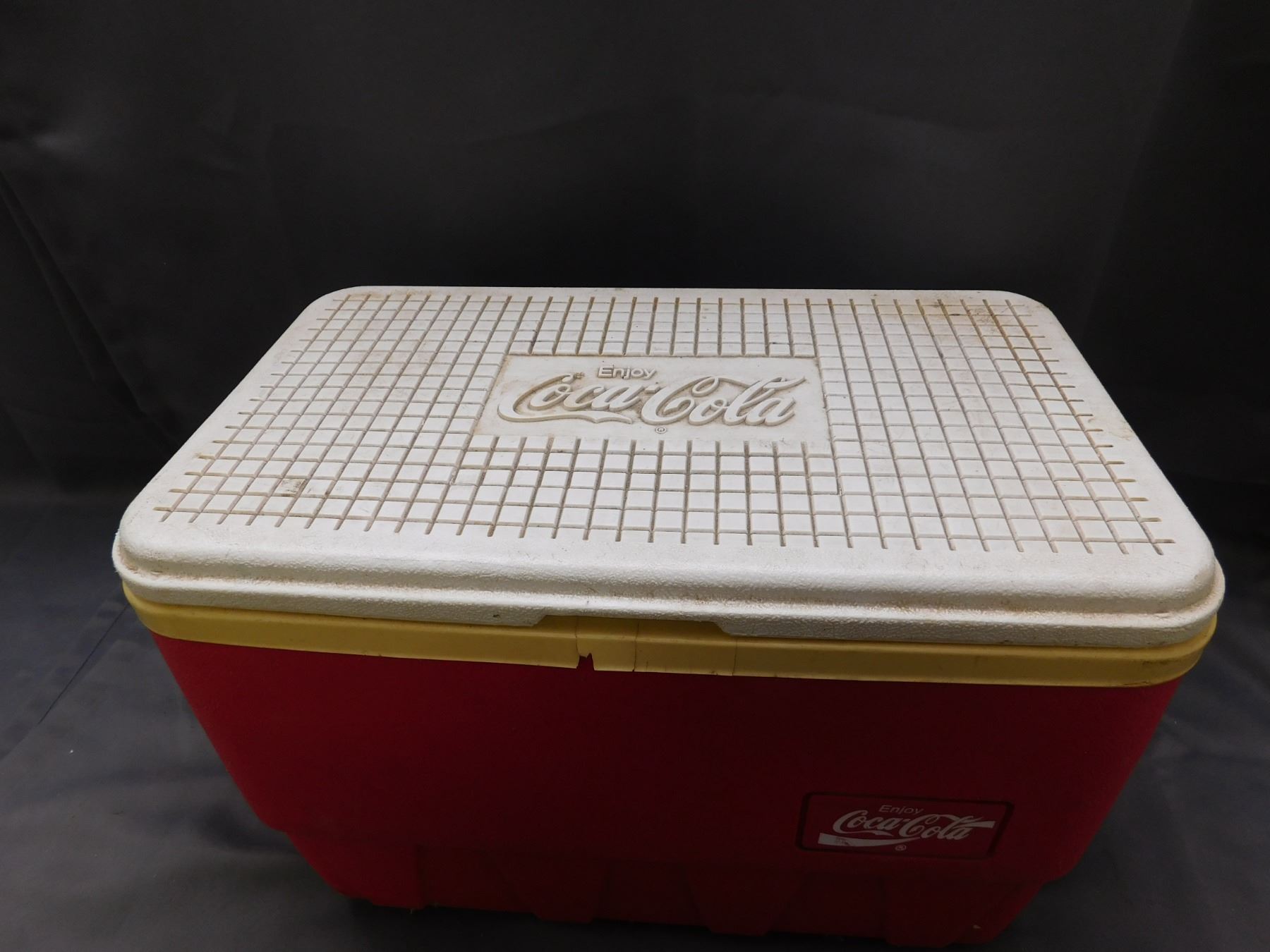 Coca Cola Ice Chest Camping Cooler 17" x 12" x 10"