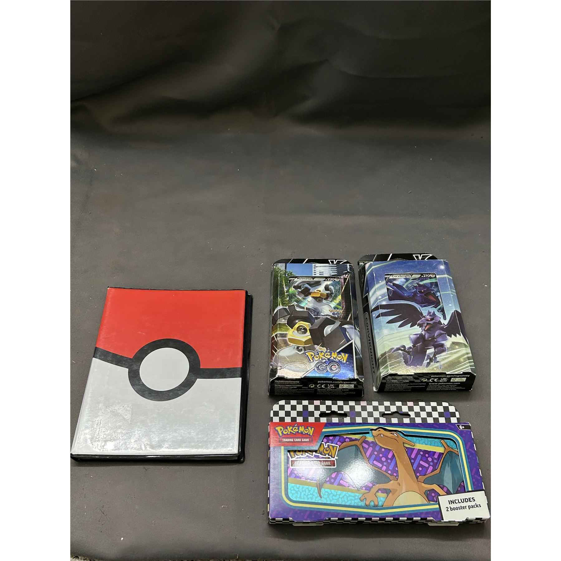 Lot of 4 Pokemon Card Binder, 2 Booster Pack Case and Pokemon Go ...
