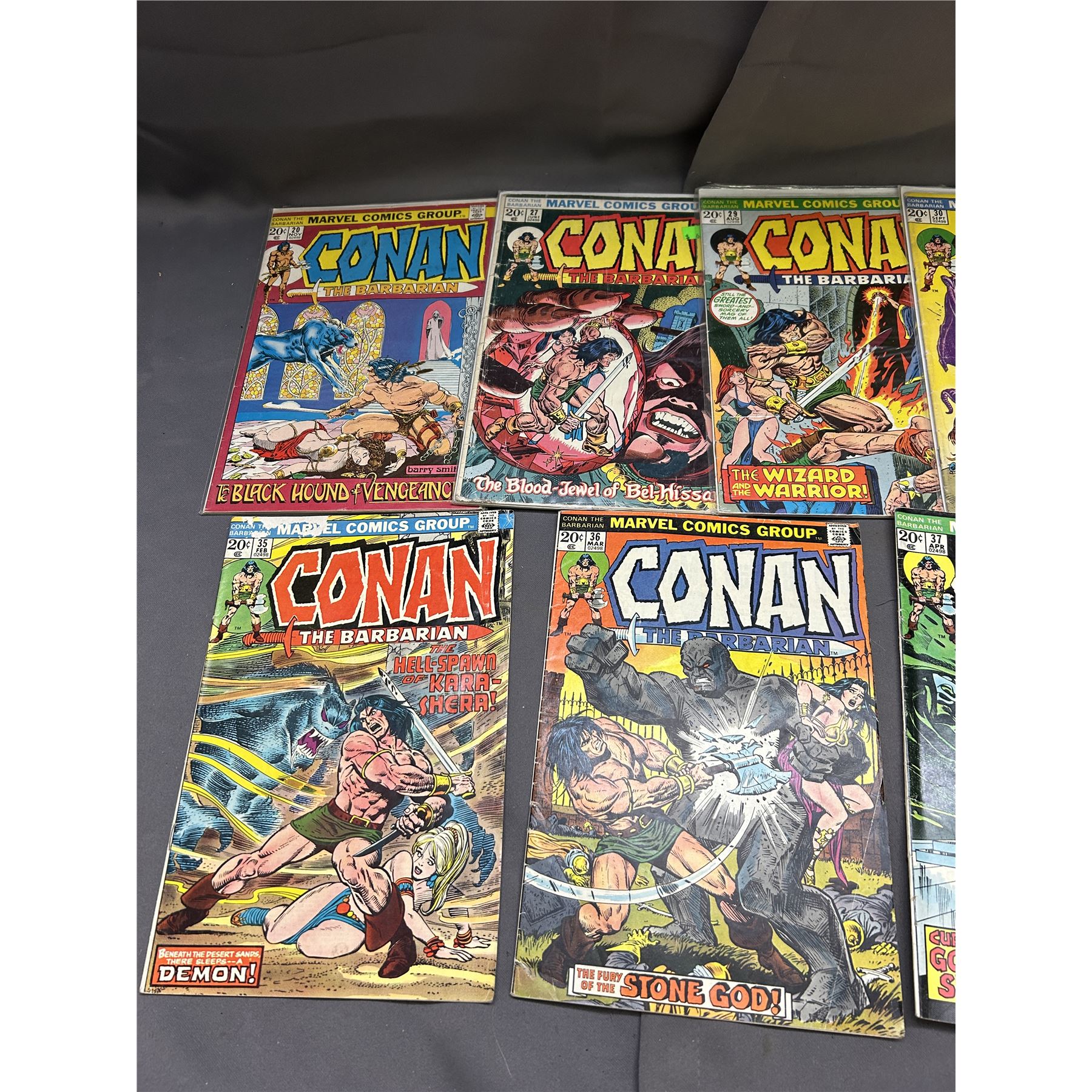 Lot of 12 Conan The Barbarian Issues #20-39