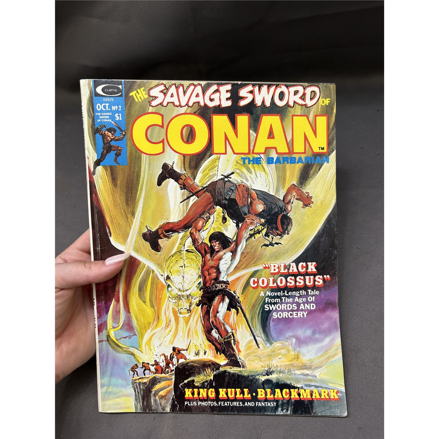 The Savage Sword of Conan Issue #2 Magazine Sized Comic Book