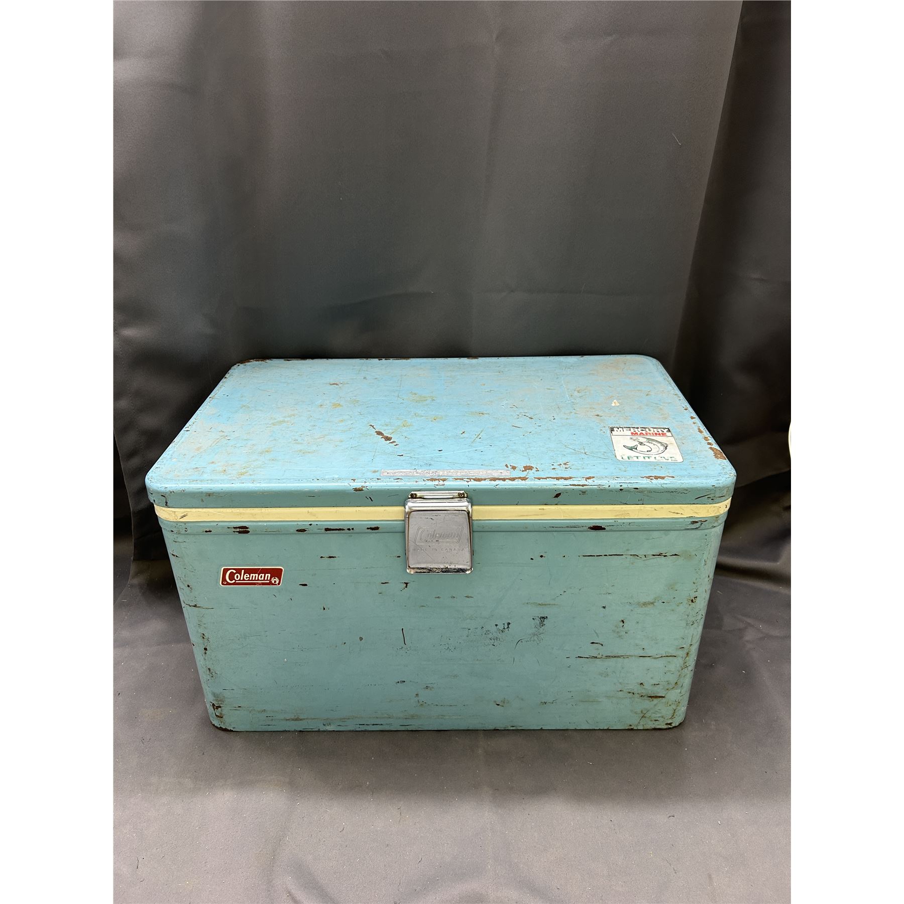 Coleman Blue Ice Chest Cooler Travel Camping Fishing Etc