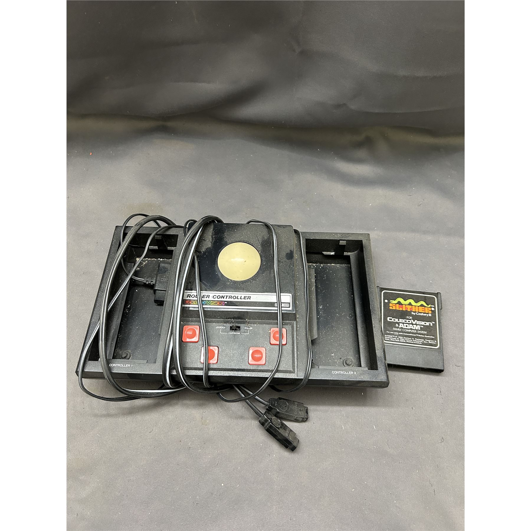 Colecovision Roller Controller and Slither Game