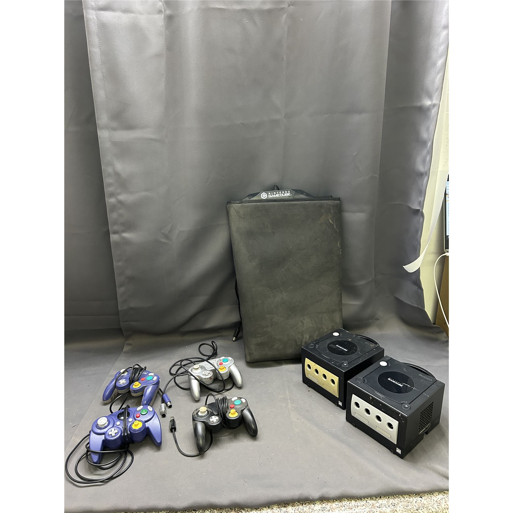 Nintendo Gamecube Console Bundle 2 Systems, Dance Mat, 4 Controllers