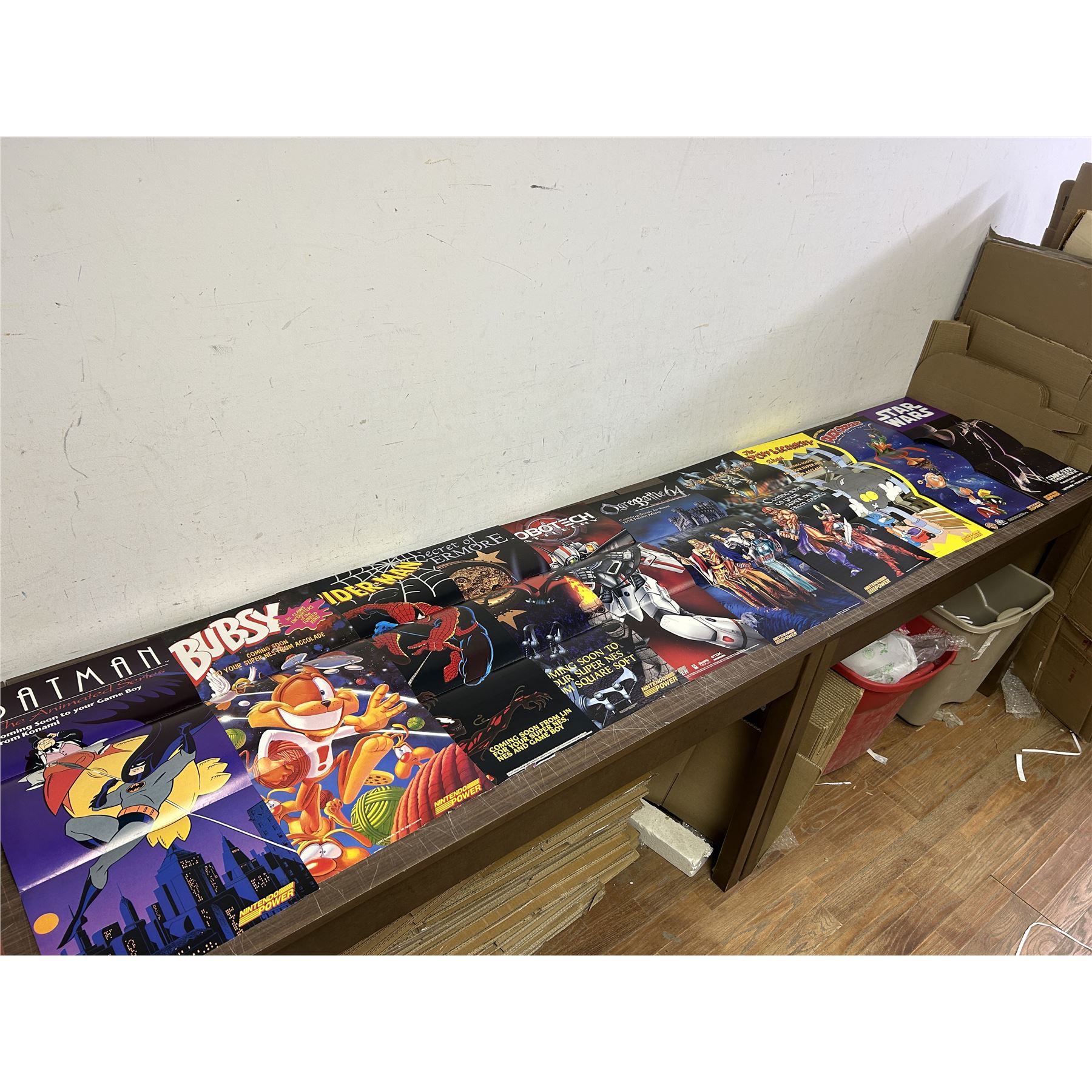 Lot of 12 Nintendo Power Posters and Game Pro Posters