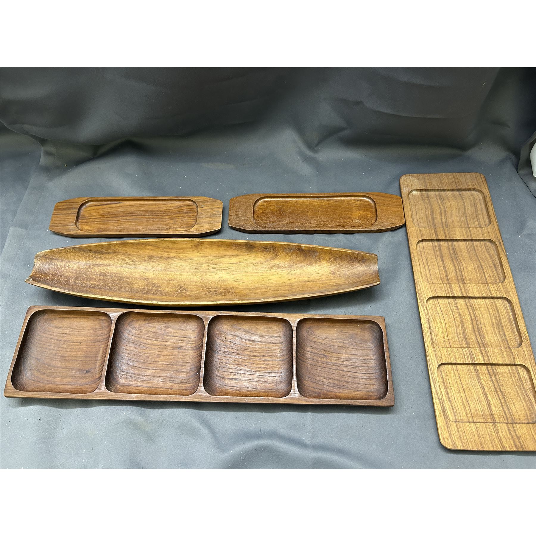 Long Wooden Serving Trays / Sushi Boats