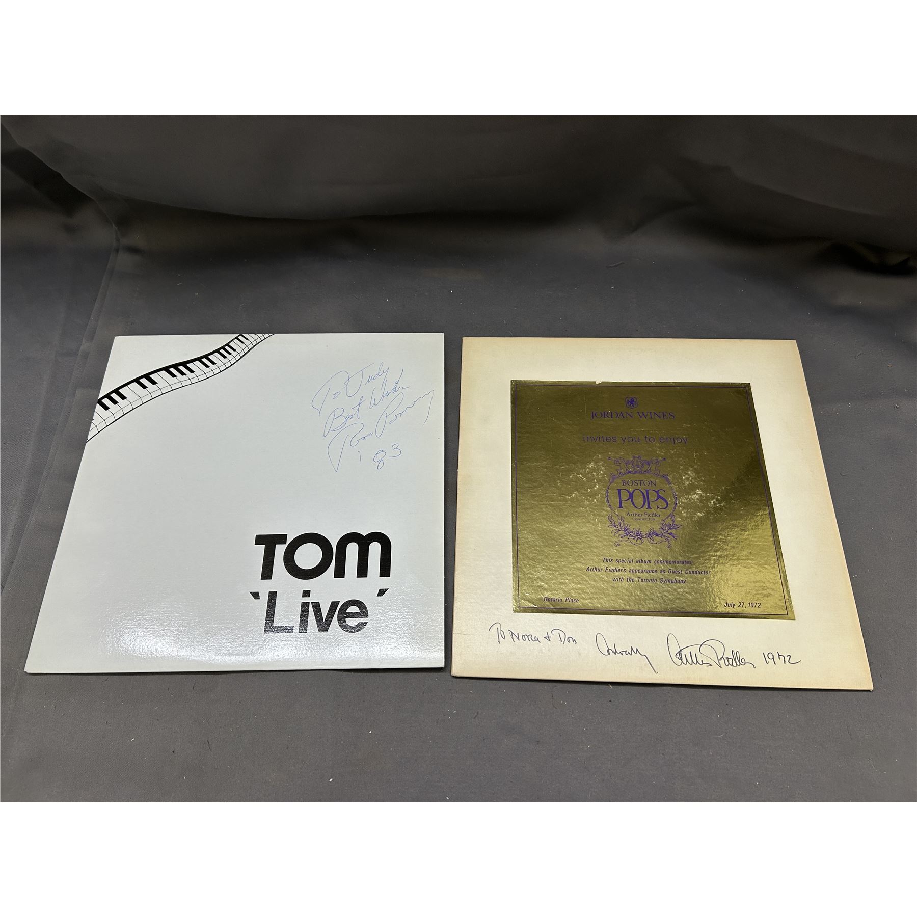 2 Signed Records Signatures: Arthur Fielder & Tom Pomeroy