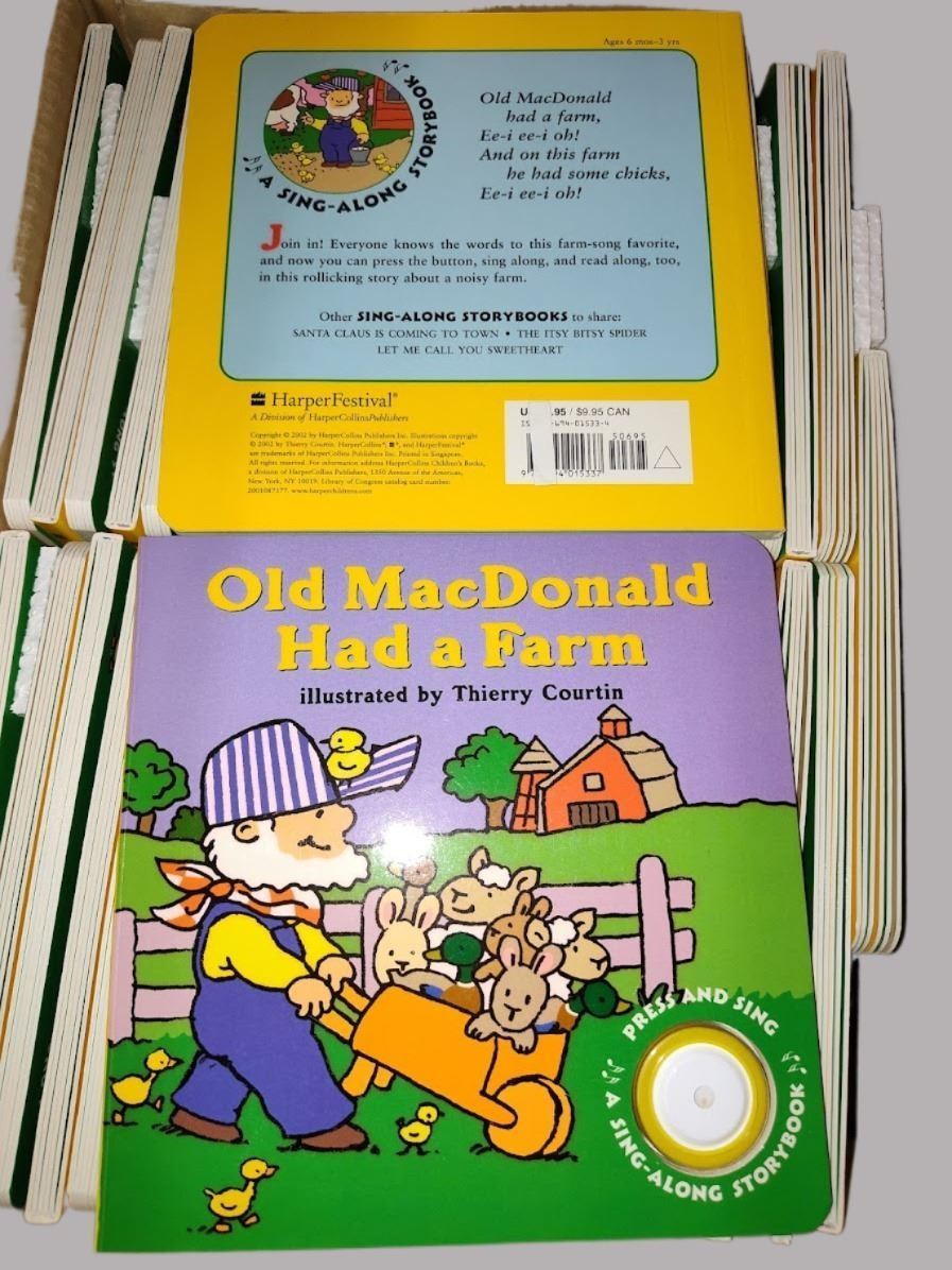 Old MacDonald Had A Farm Hard Cover Book