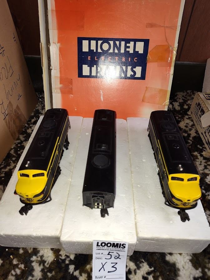 SET OF 3 ERIE ALCO A-B-C DIESEL ENGINES - IN NEW CONDITION