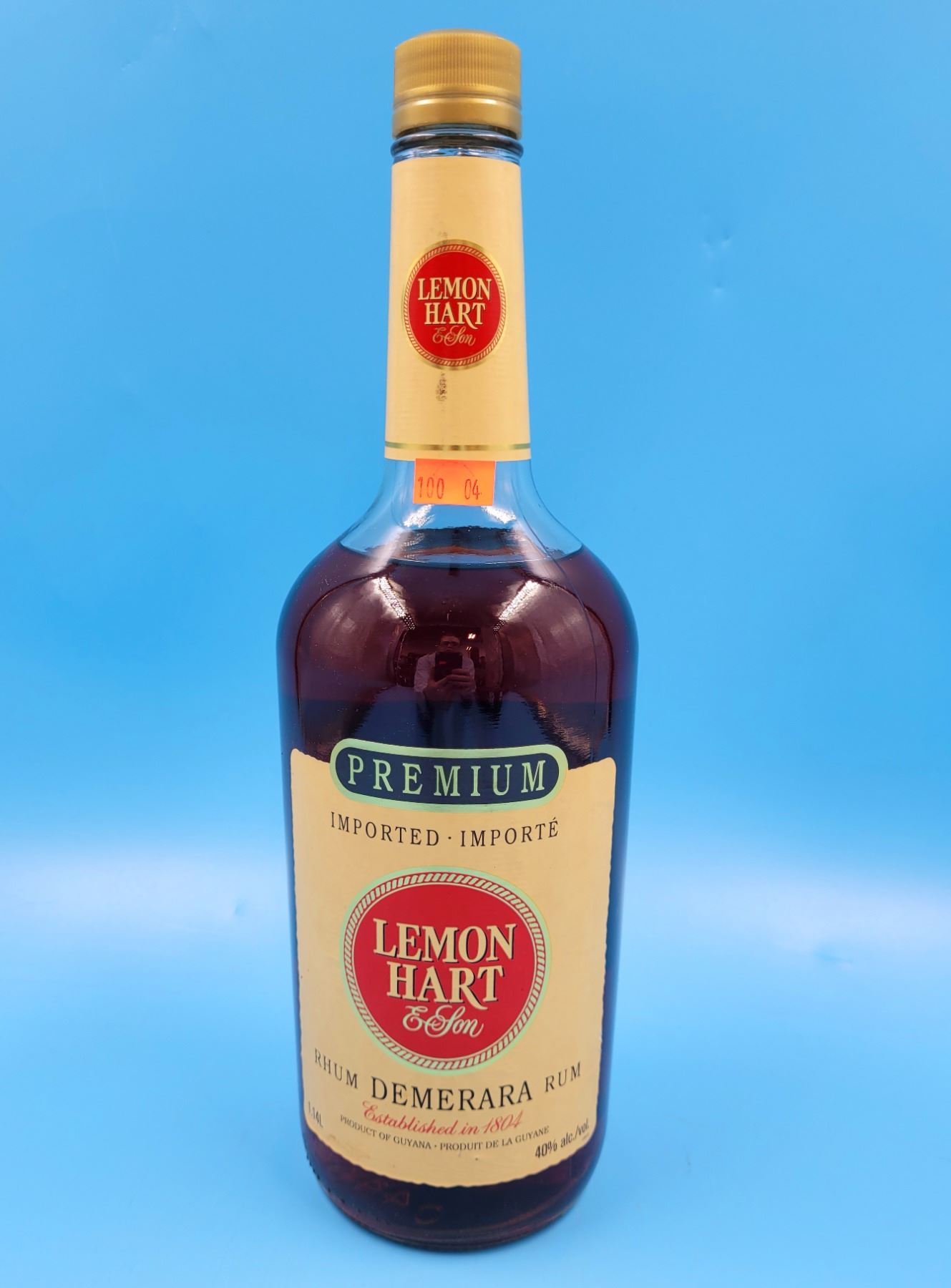 Sealed Bottle Of Premium Lemon Hart Rum 1.14L (19+)