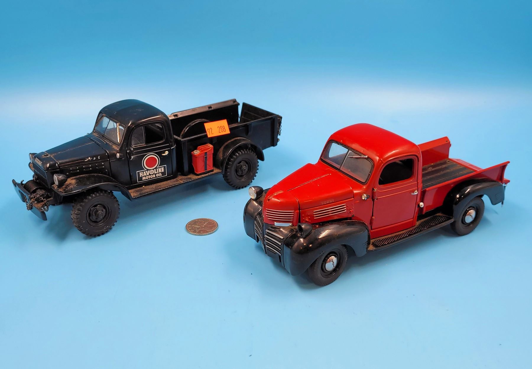 '41 Dodge Pickup & '46 Dodge Power Wagon Diecast Models