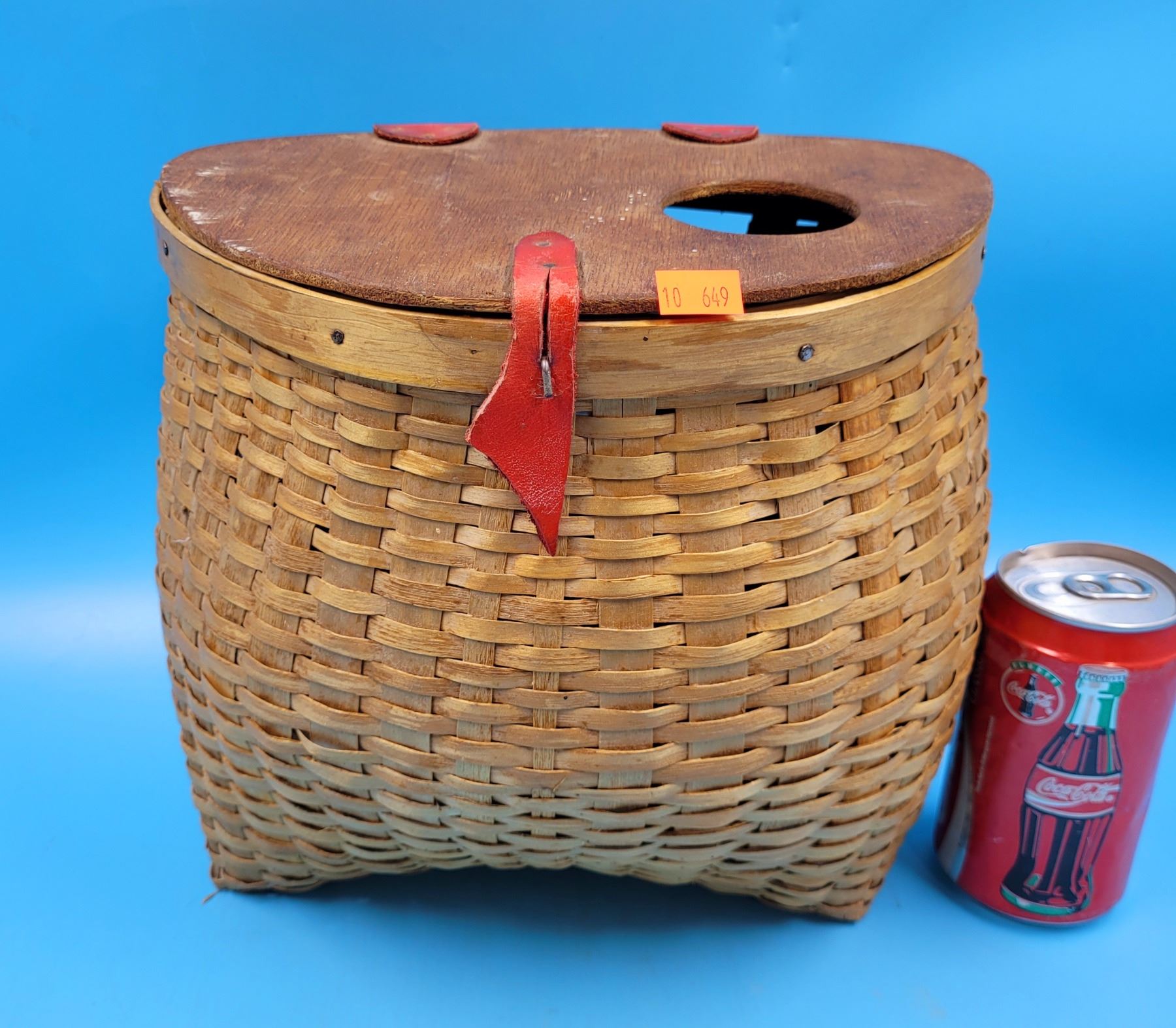 VTG Fishing Creel Wicker Basket