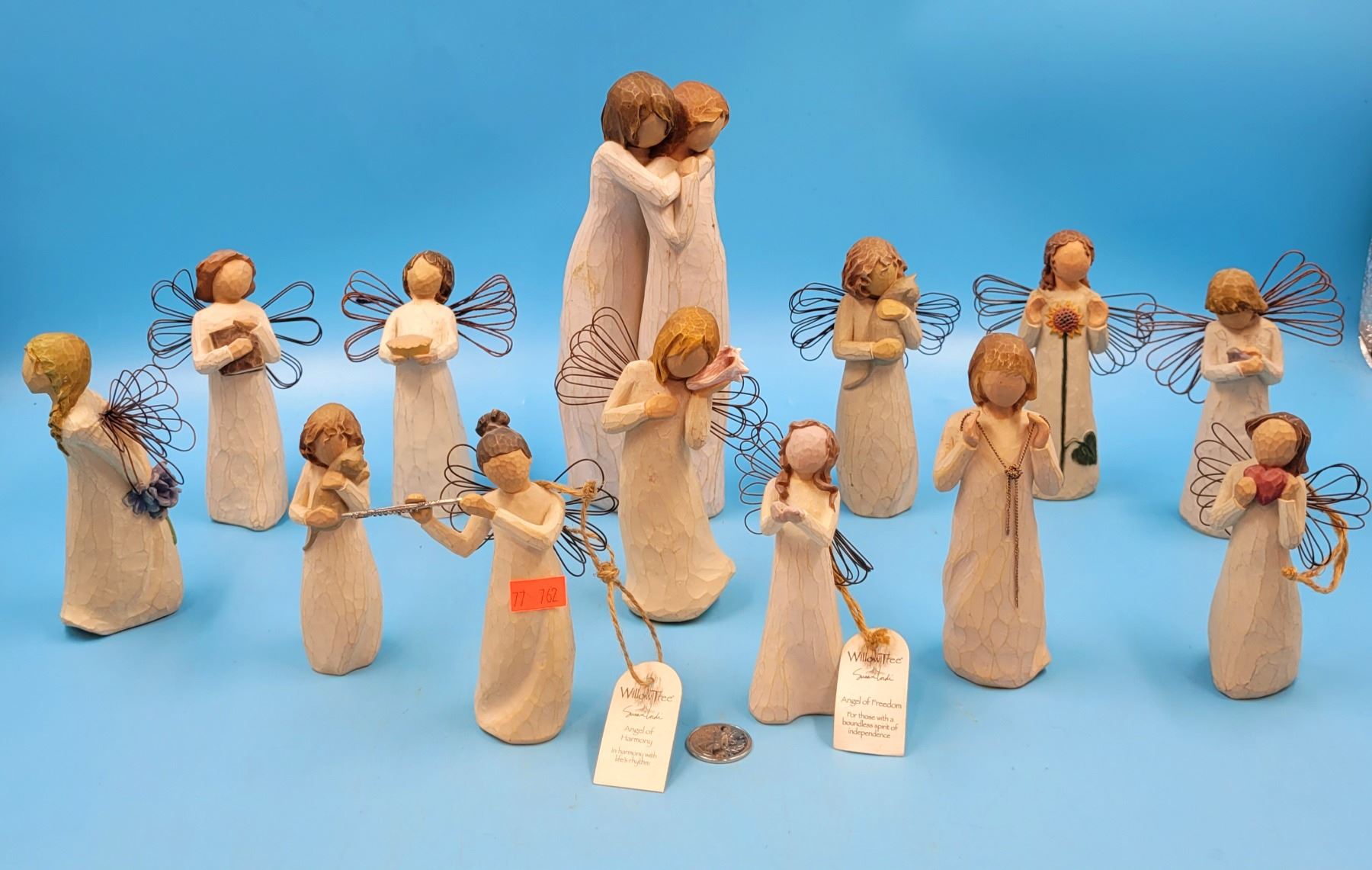 Collection of Willow Tree Angel Figurines
