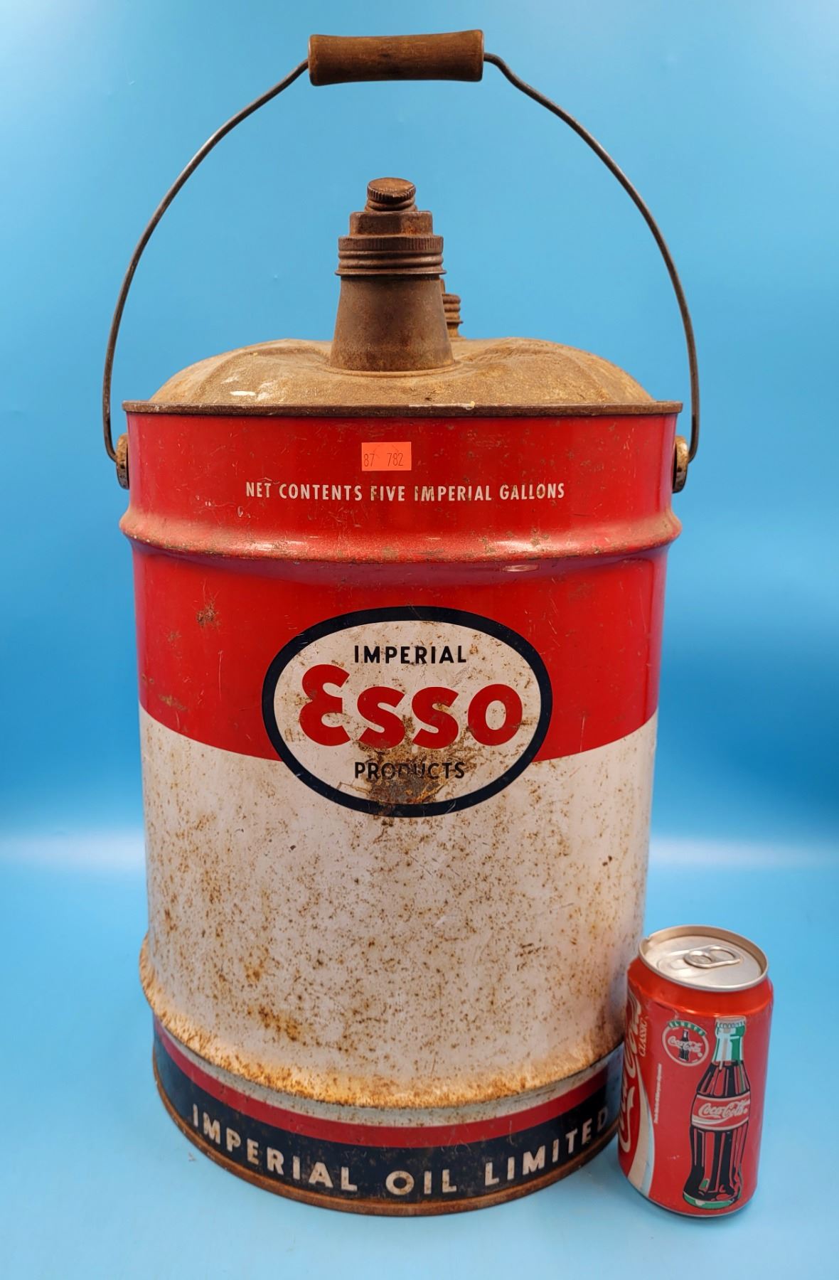 VTG Esso 5 Gallon Imperial Motor Oil