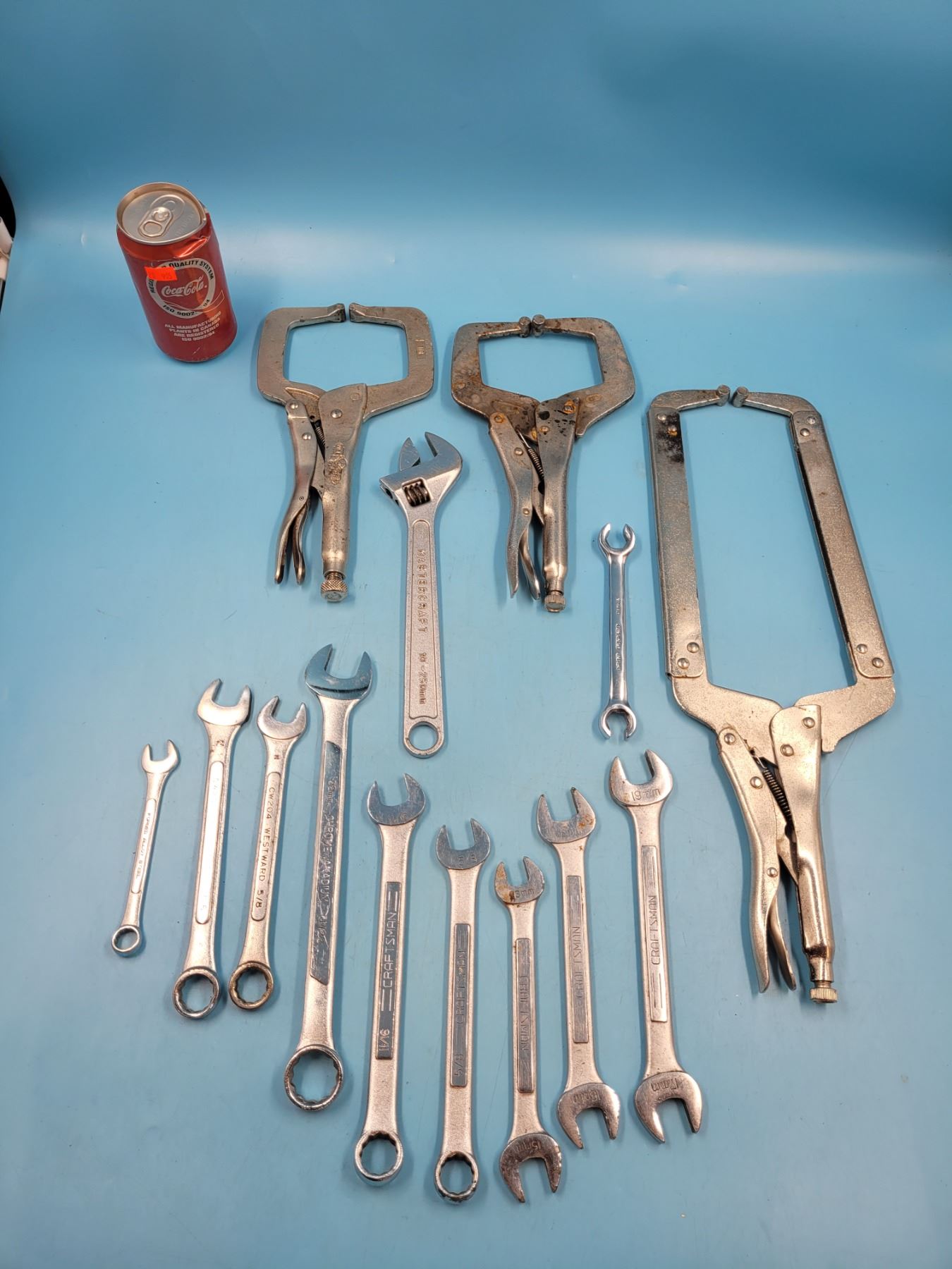 Assorted Wrenches (Craftsman, Westward) & Welding Vise-Grips