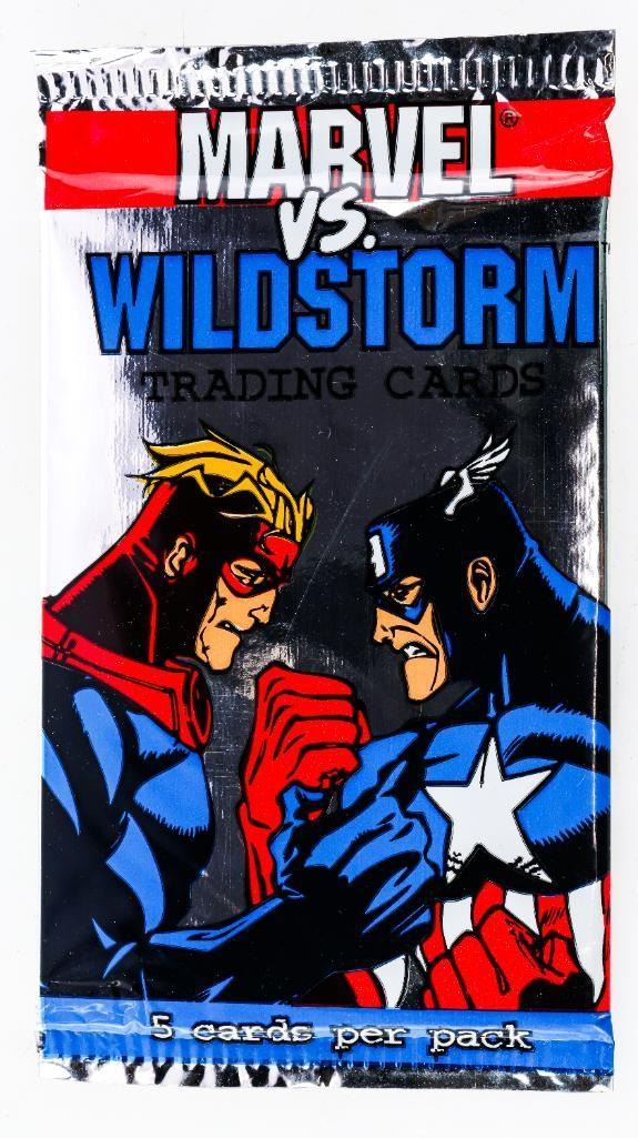 FACTORY SEALED Fleer 1997 Marvel vs. Wildstorm 5 Pack Trading Cards