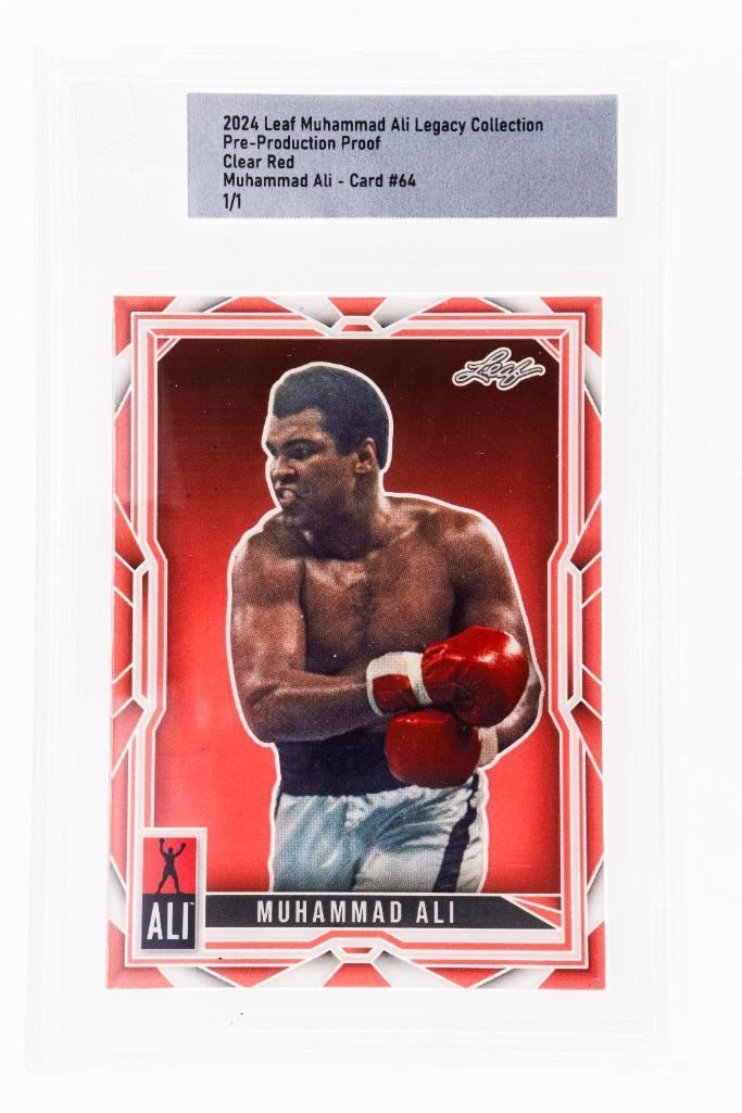 LEAF 2024 M. Ali Legendary Collection Pre- Production Proof - Clear red ...