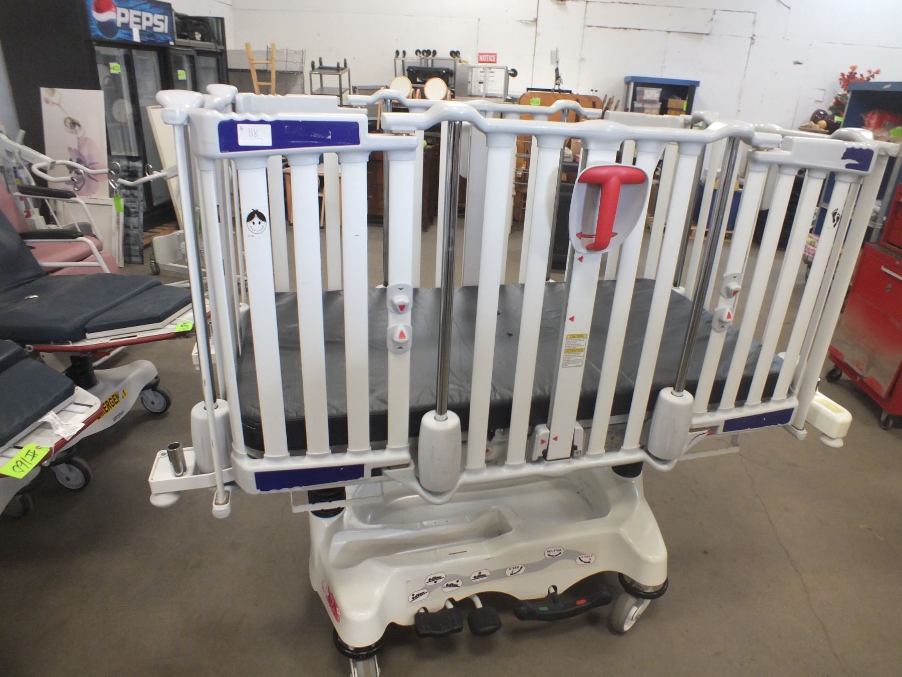 Stryker Medical Crib On Wheels