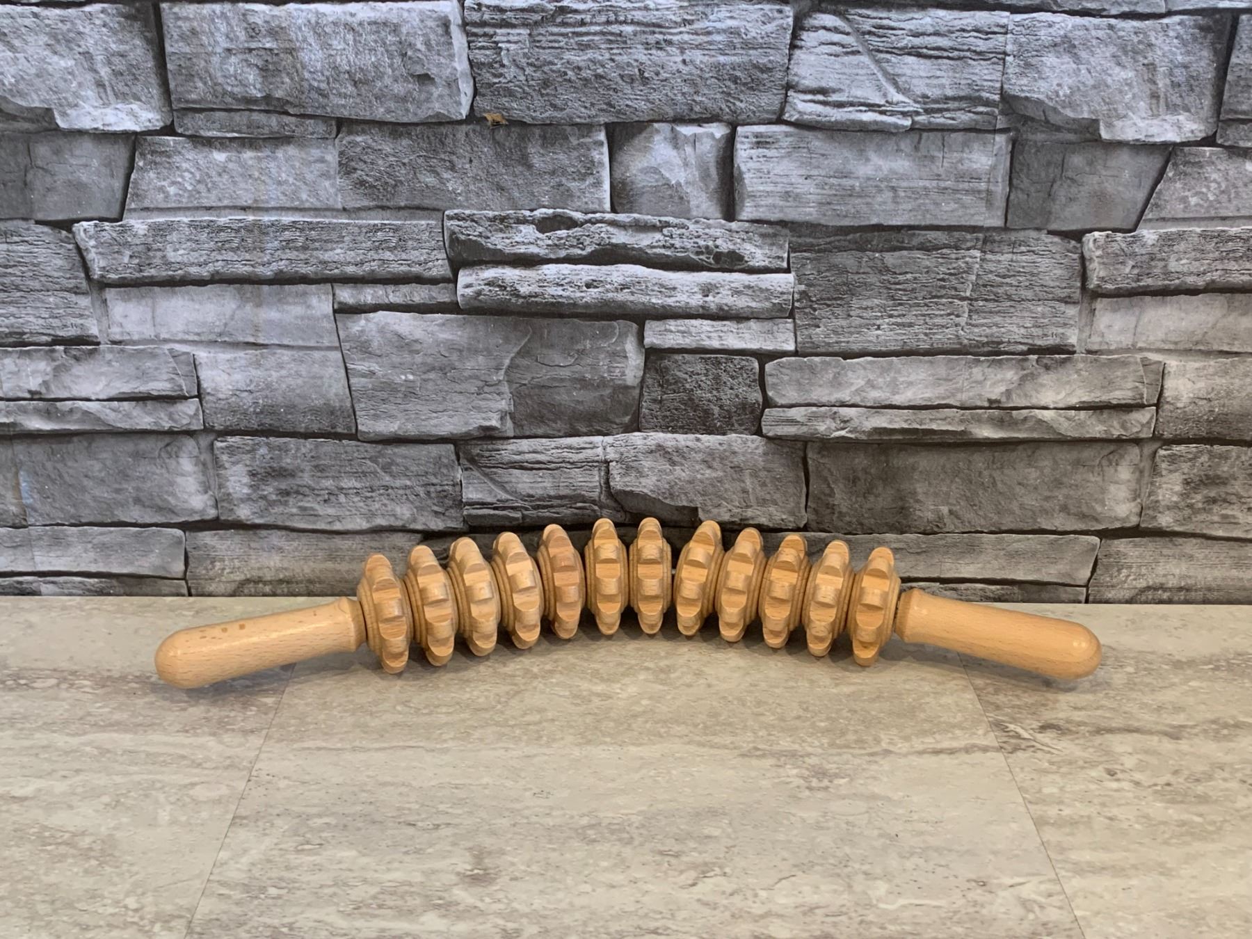 Back Massager - Wooden Rollers