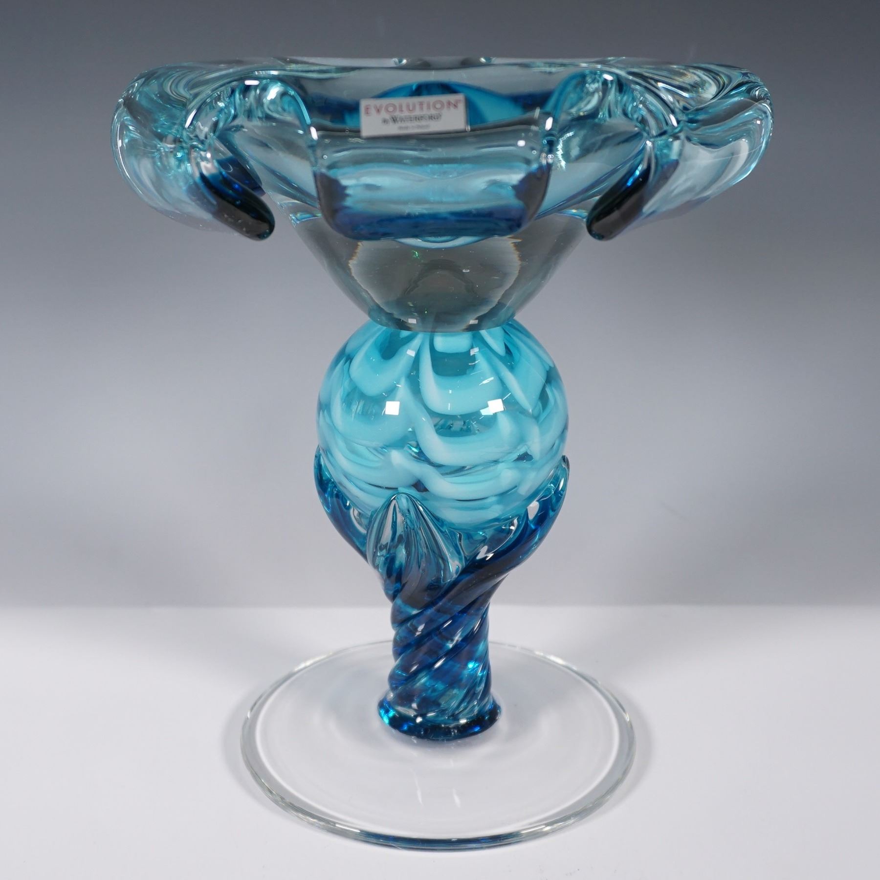 Evolution by Waterford Crystal Pedestal Centerpiece Bowl with Original Box