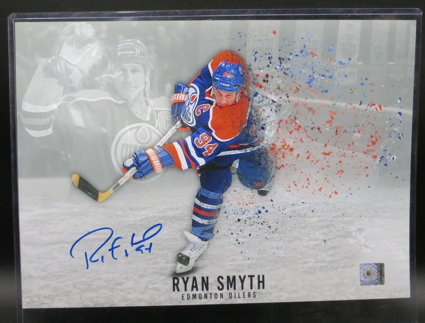 Ryan Smyth Edmonton Oilers Autographed 10x14 Photo With COA From Universal